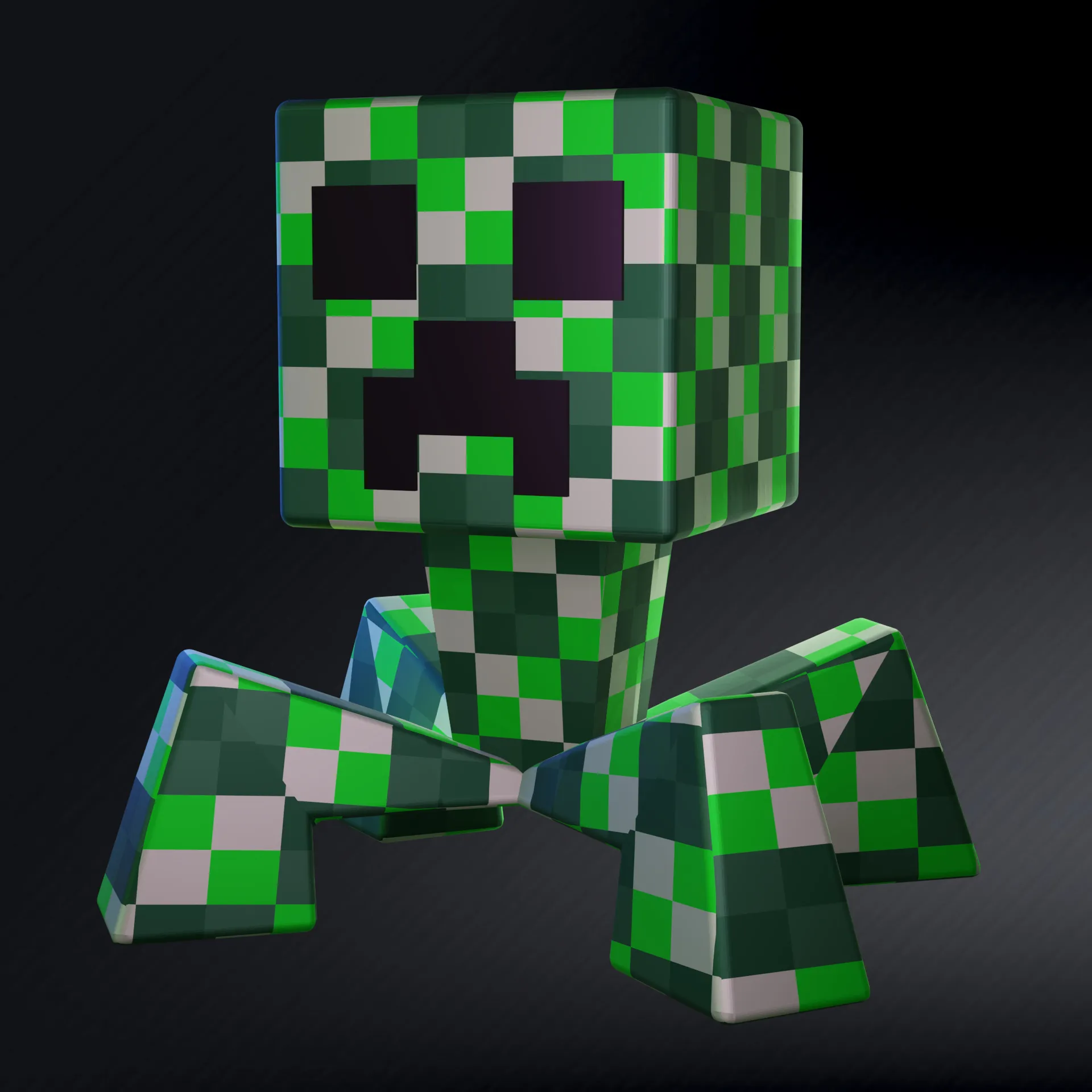 Free Characters & Creatures STL Download - FREE Creeper Minecraft ...