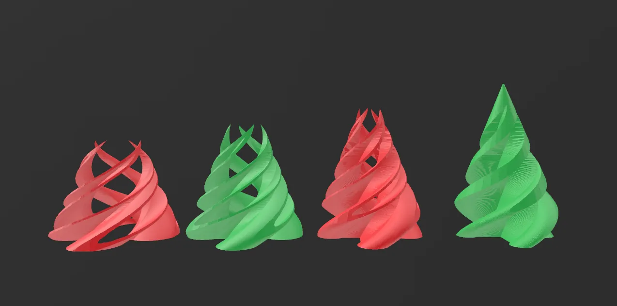Home Decorations & Ornaments STL Download - Quad vortex cone - Mr3DBeast