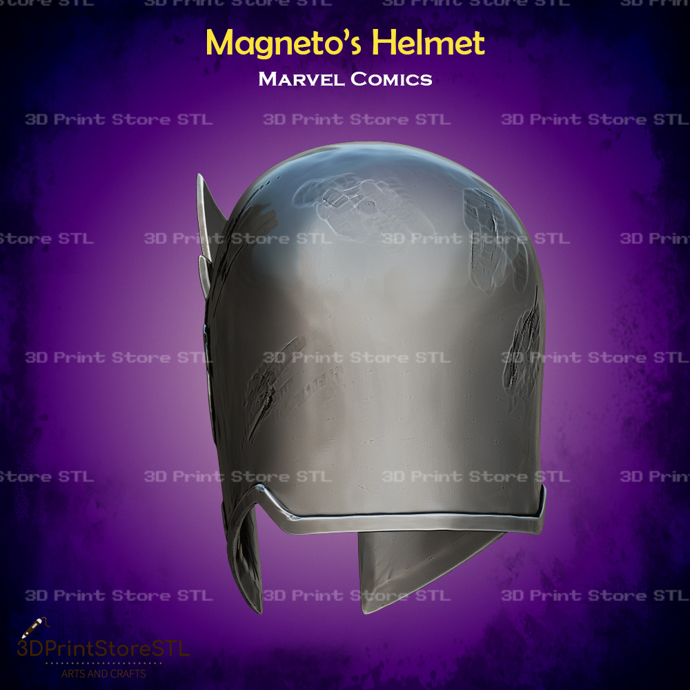 Magneto Helmet Cosplay Marvel Comics - STL File | 3D models download ...