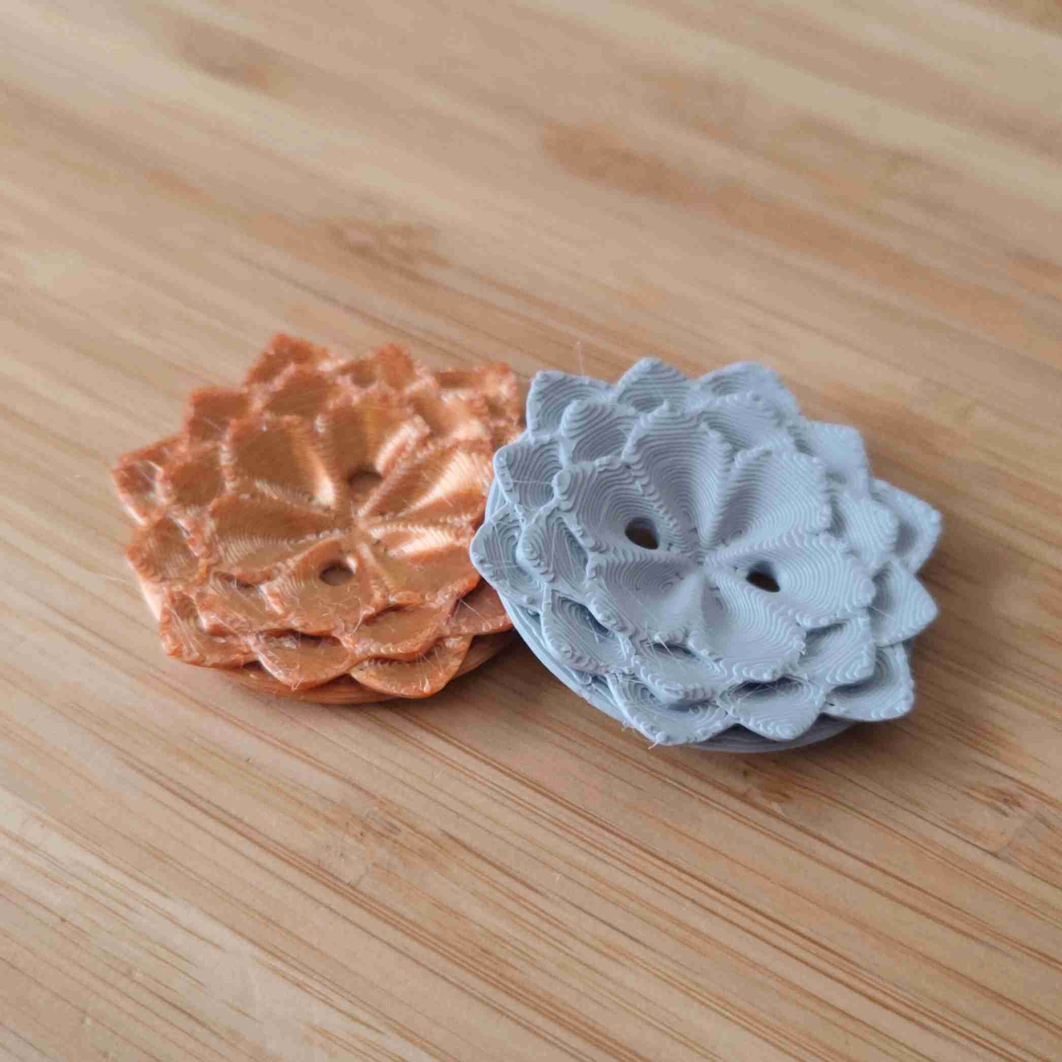 Floral Button Design | 3D models download | Creality Cloud