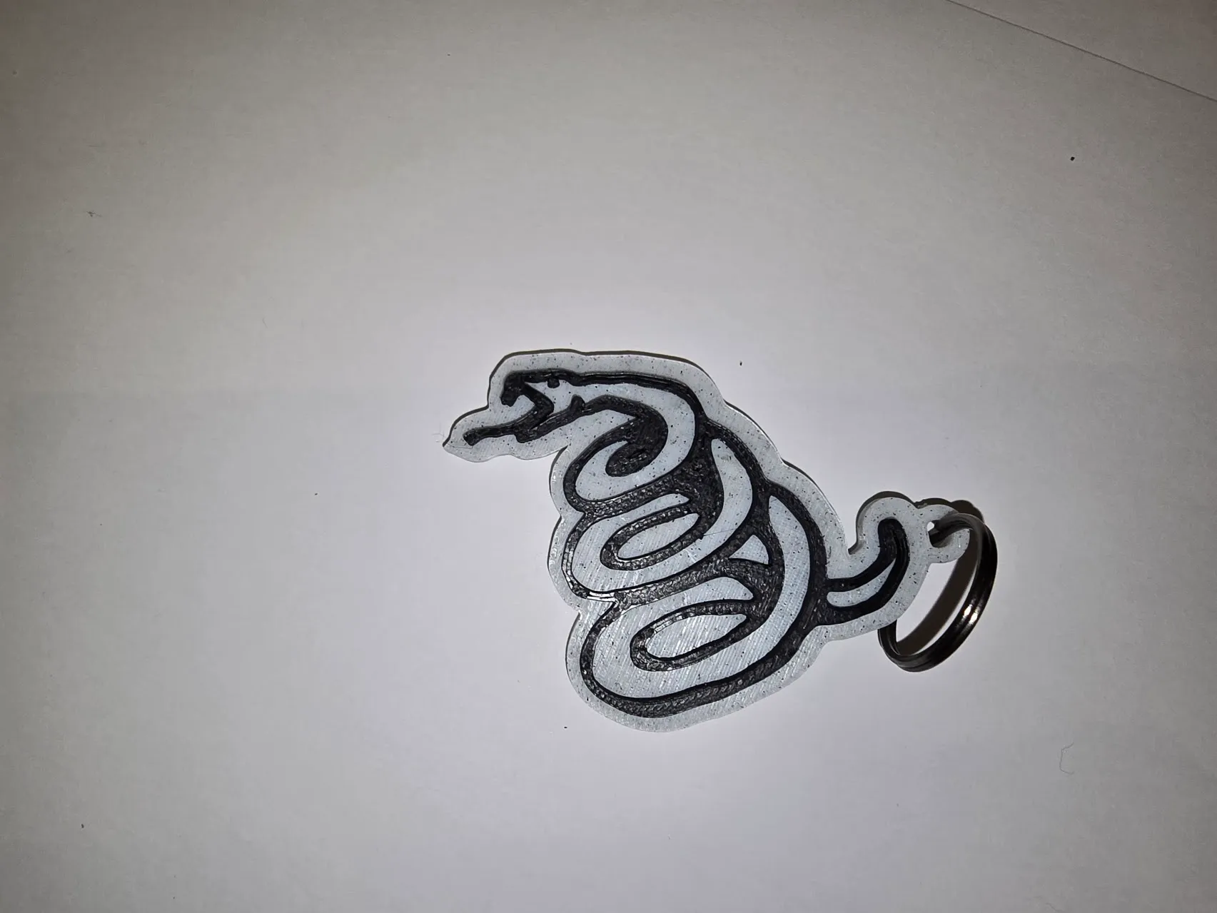 3D Printer Files | 3MF File | Metallica snake logo keychain | Creality ...