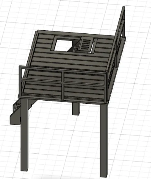 1/24 MEZZANINE DE GARAGE 1 / GARAGE MEZZANINE FLOOR 1 | 3D models ...