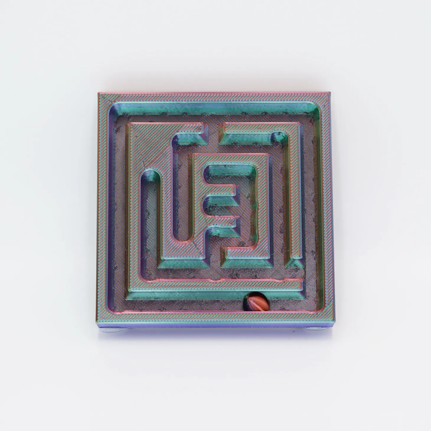 Free Board Games & Card Games STL Download - Marble maze fidget toyby ...