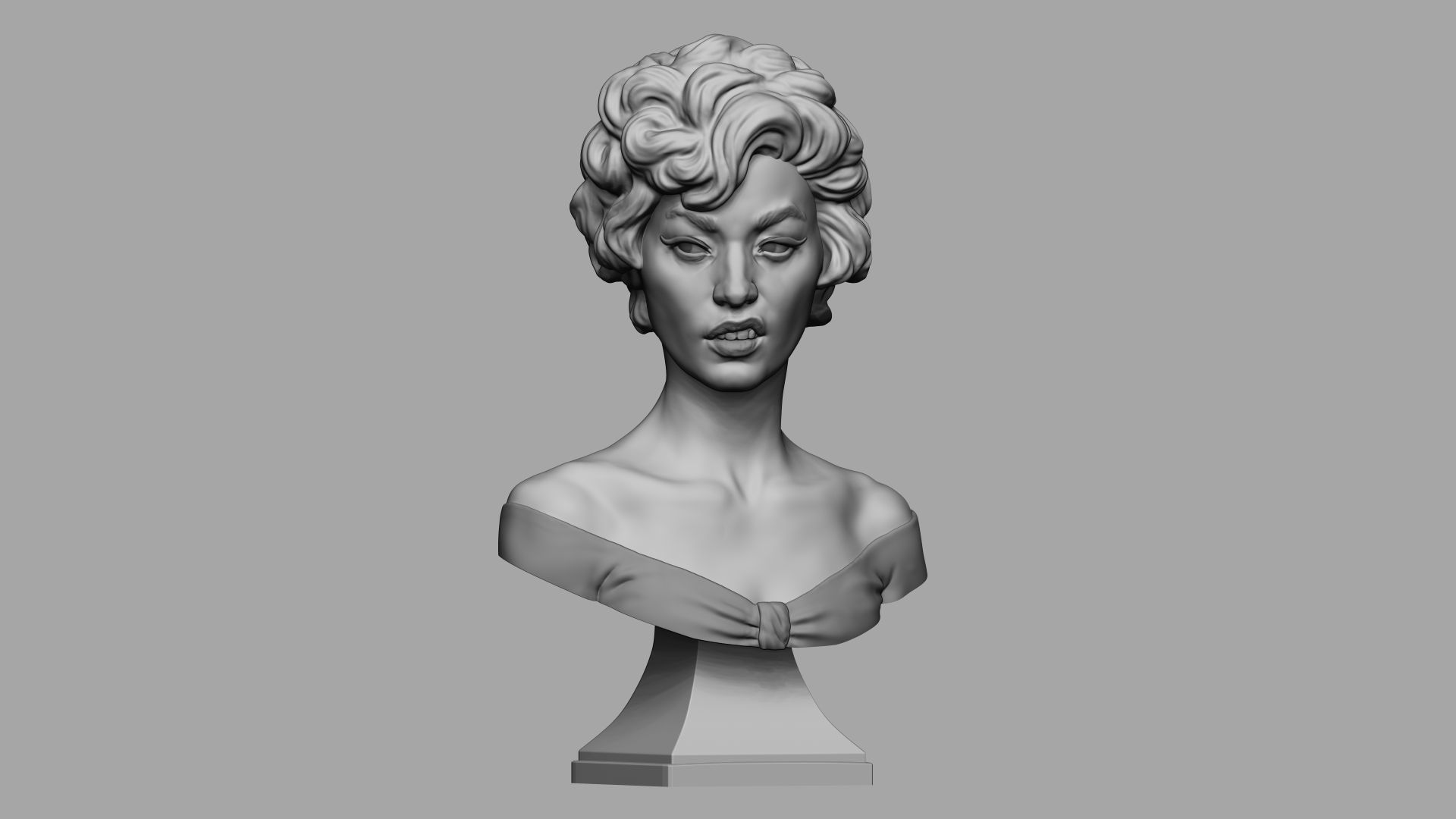 Female bust 006 | 3D models download | Creality Cloud