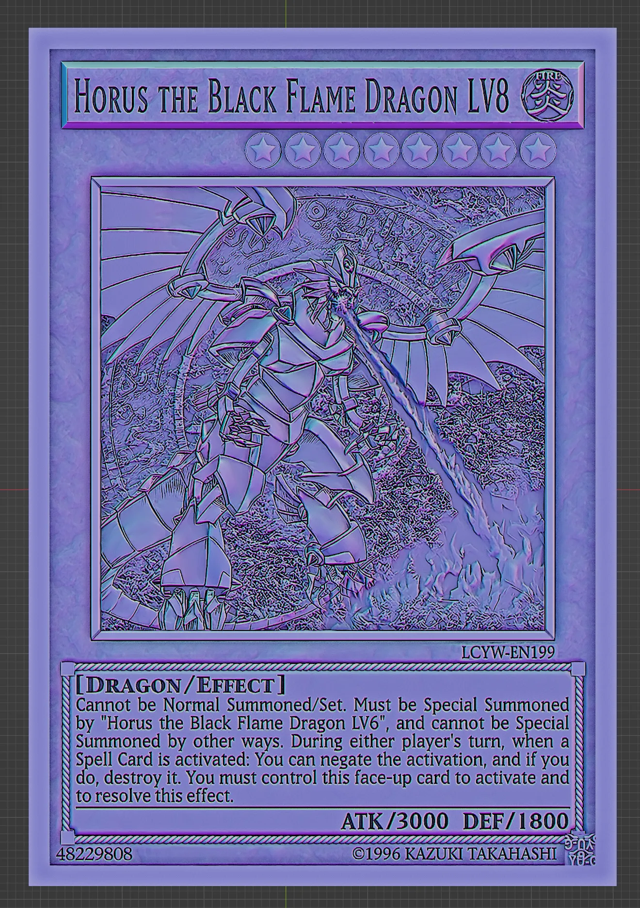 3D Printer Files | 3MF File | HORUS THE BLACK FLAME DRAGON LV8 - YU-GI-OH! | Creality Cloud