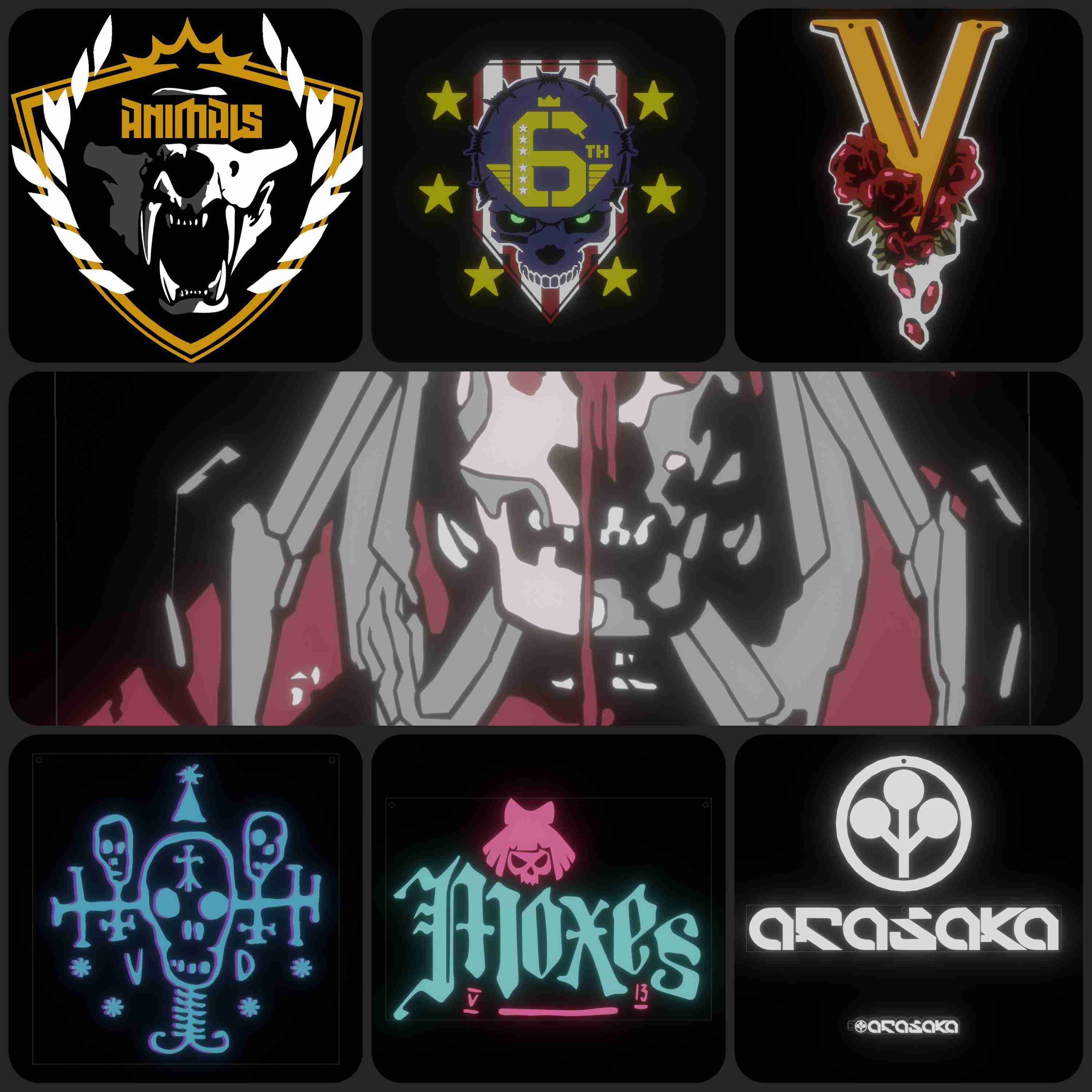 PACK CYBERPUNK 2077 | 3D models download | Creality Cloud