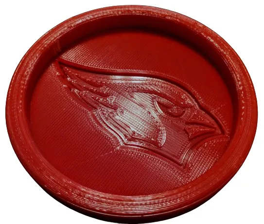 Board Games & Card Games STL Download - Arizona Cardinals Drink Coaster ...