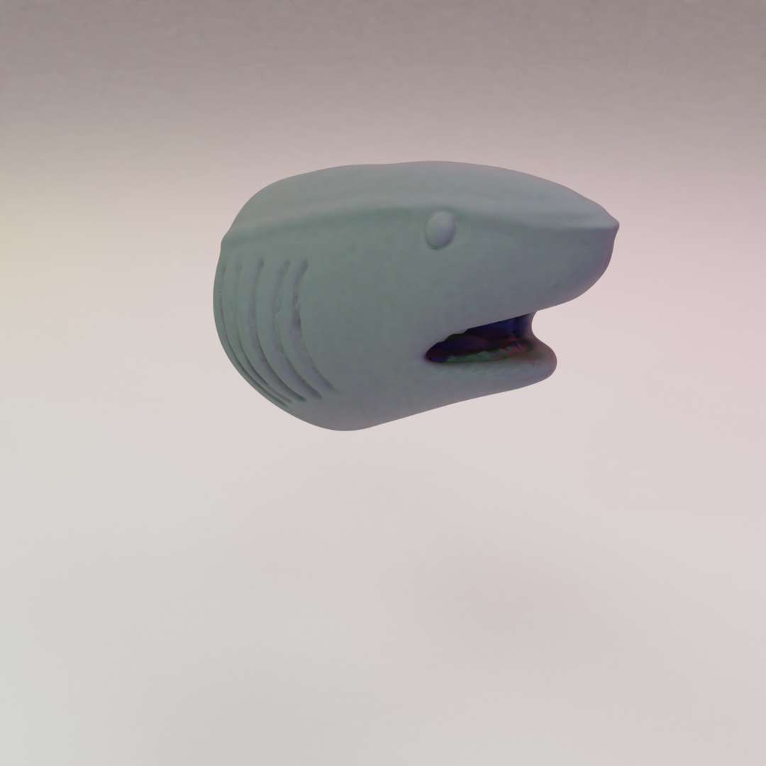 Shark Head Toothpaste Topper | 3D models download | Creality Cloud