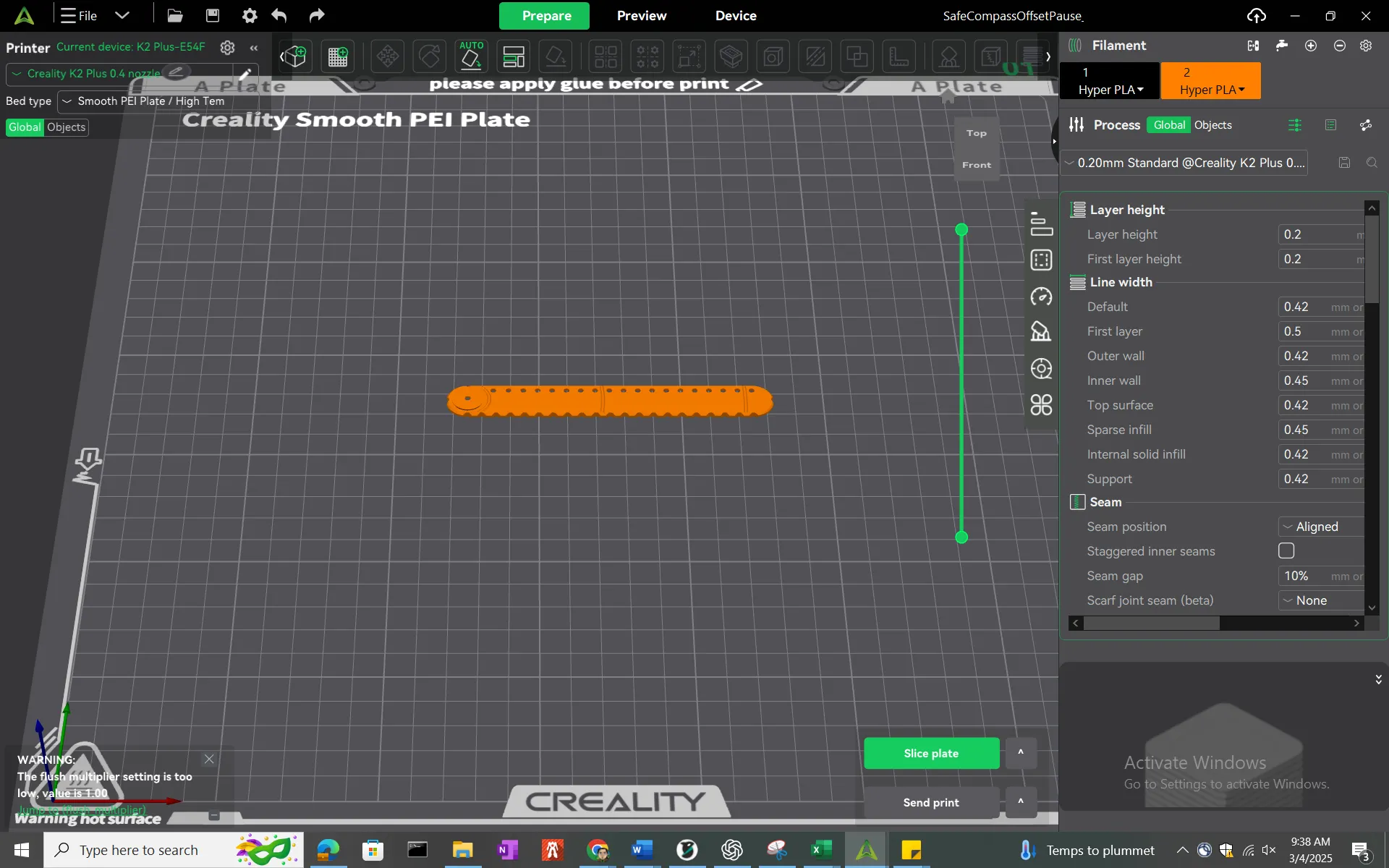 3D Printer Files | 3MF File | Safe Tactile Compass & Ruler (Print in ...
