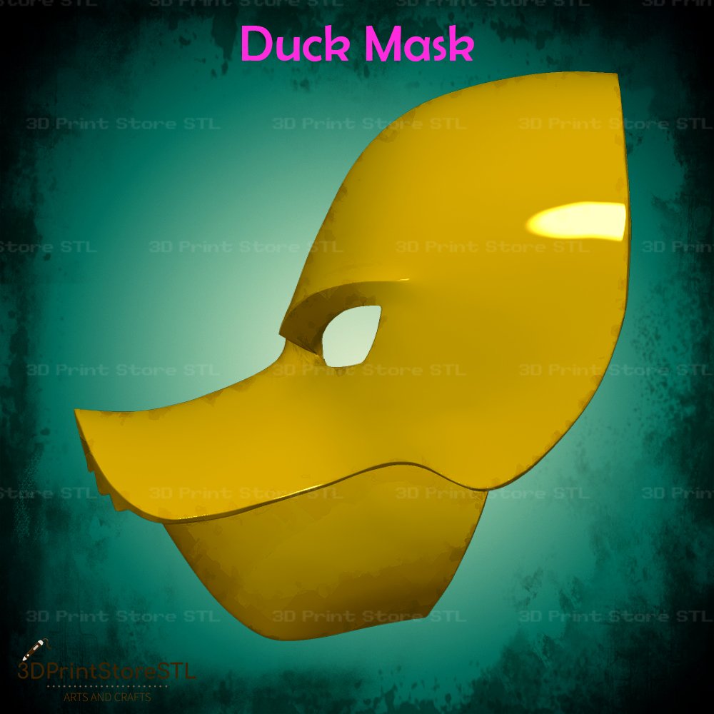 Duck Mask Cosplay Halloween - STL File | 3D models download | Creality ...