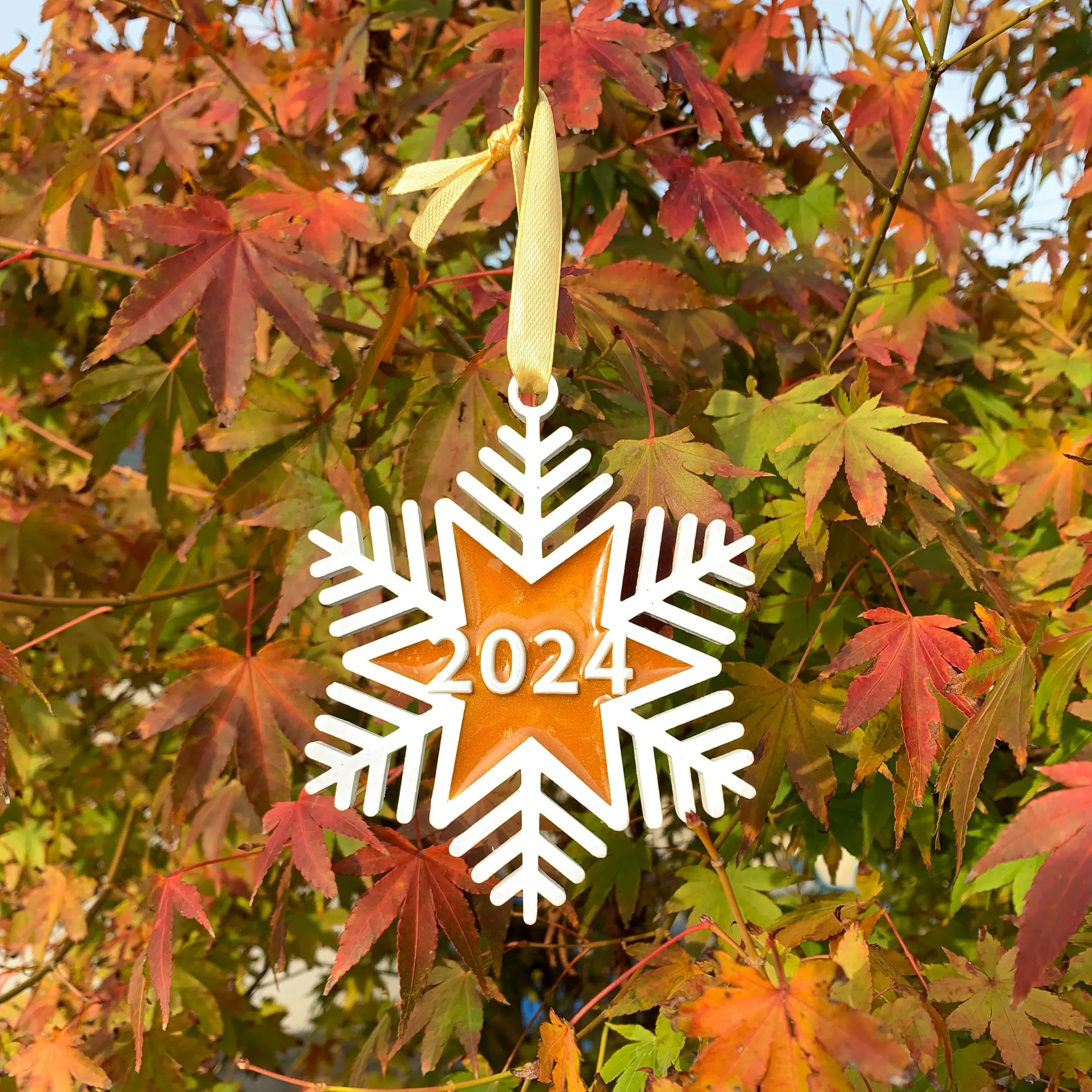 Home Decorations & Ornaments STL Download - Christmas Snowflake 2024 ...