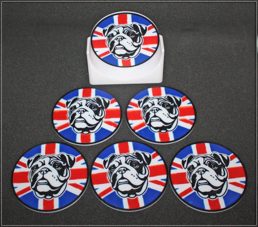 3D Printer Files | 3MF File | British Bulldog Coasters | Creality Cloud