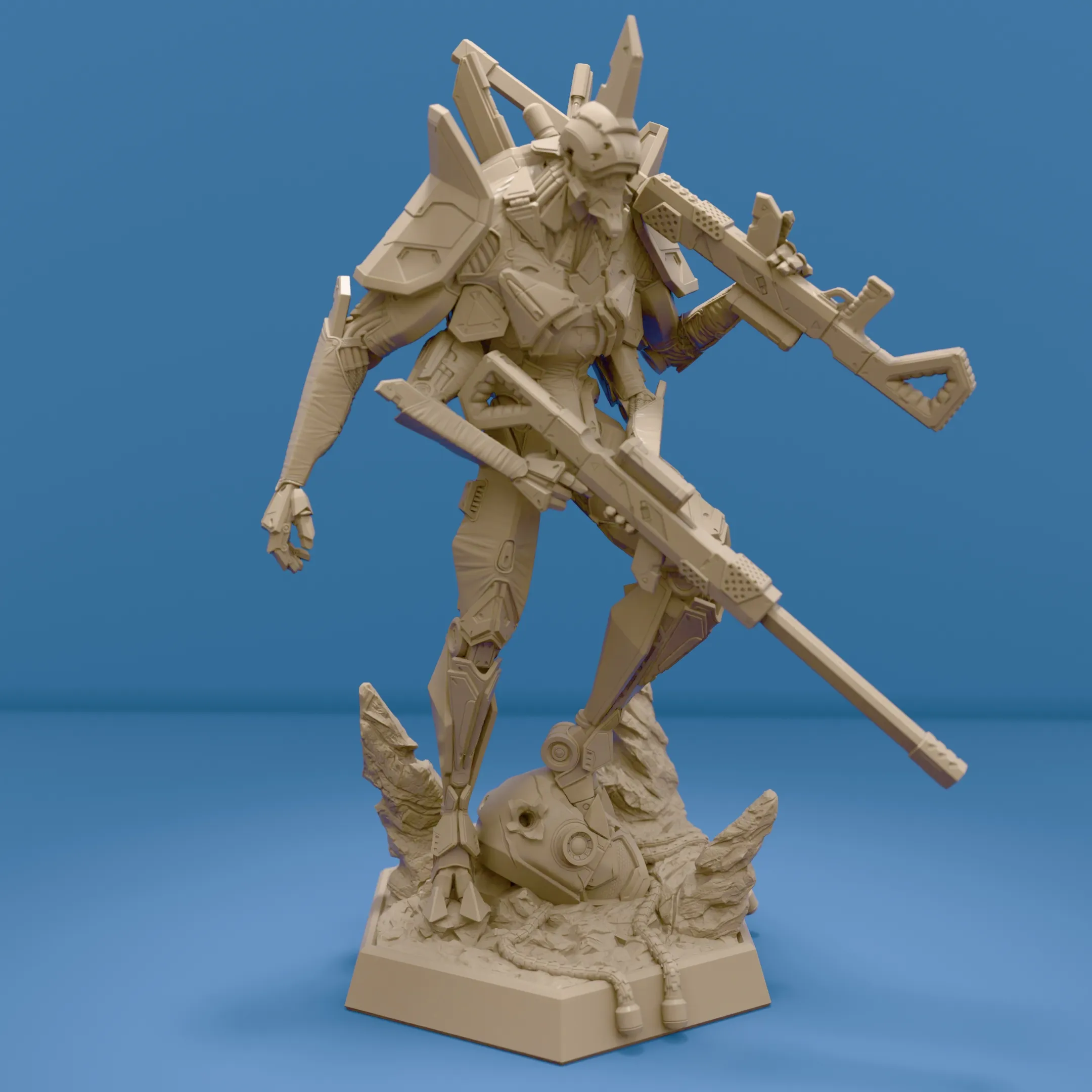 3D Printer Files | 3MF File | Mecha Hunter Mark V - Evangelion Fan Art ...