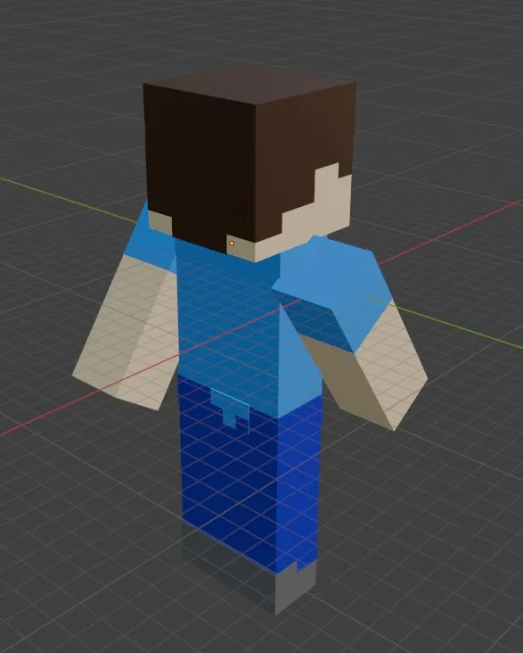Characters & Creatures STL Download - Steve Minecraftby 3D Legend