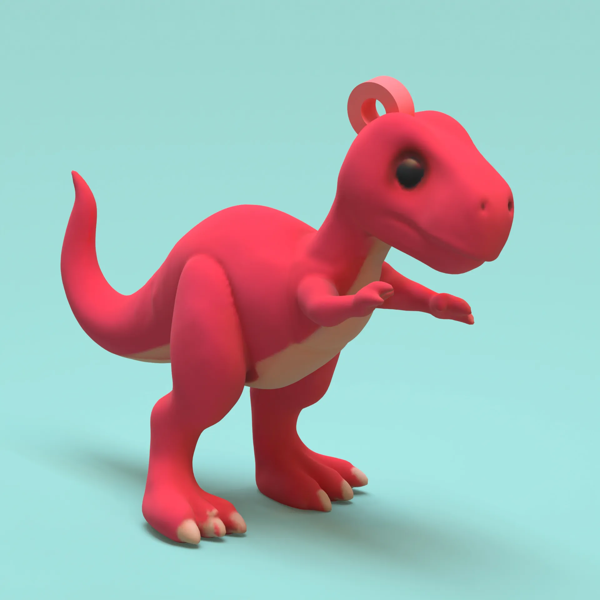 3D Printer Files | 3MF File | Cute dinosaur Keychain | Creality Cloud