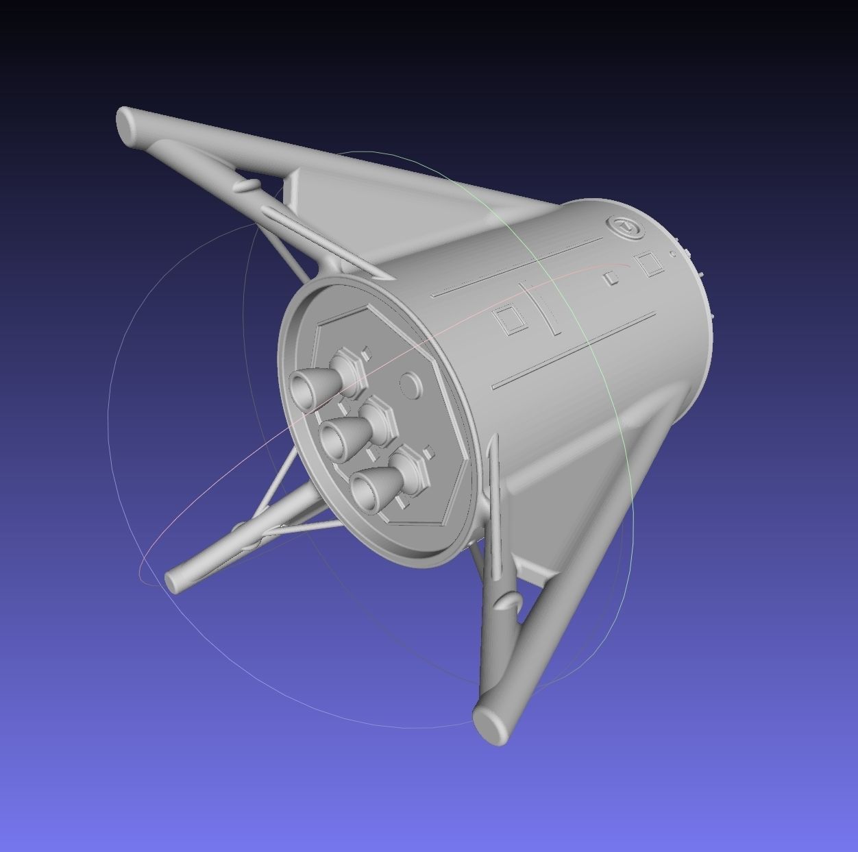 Space X Starhopper Noseless Test Hopper Miniature | 3D models download ...