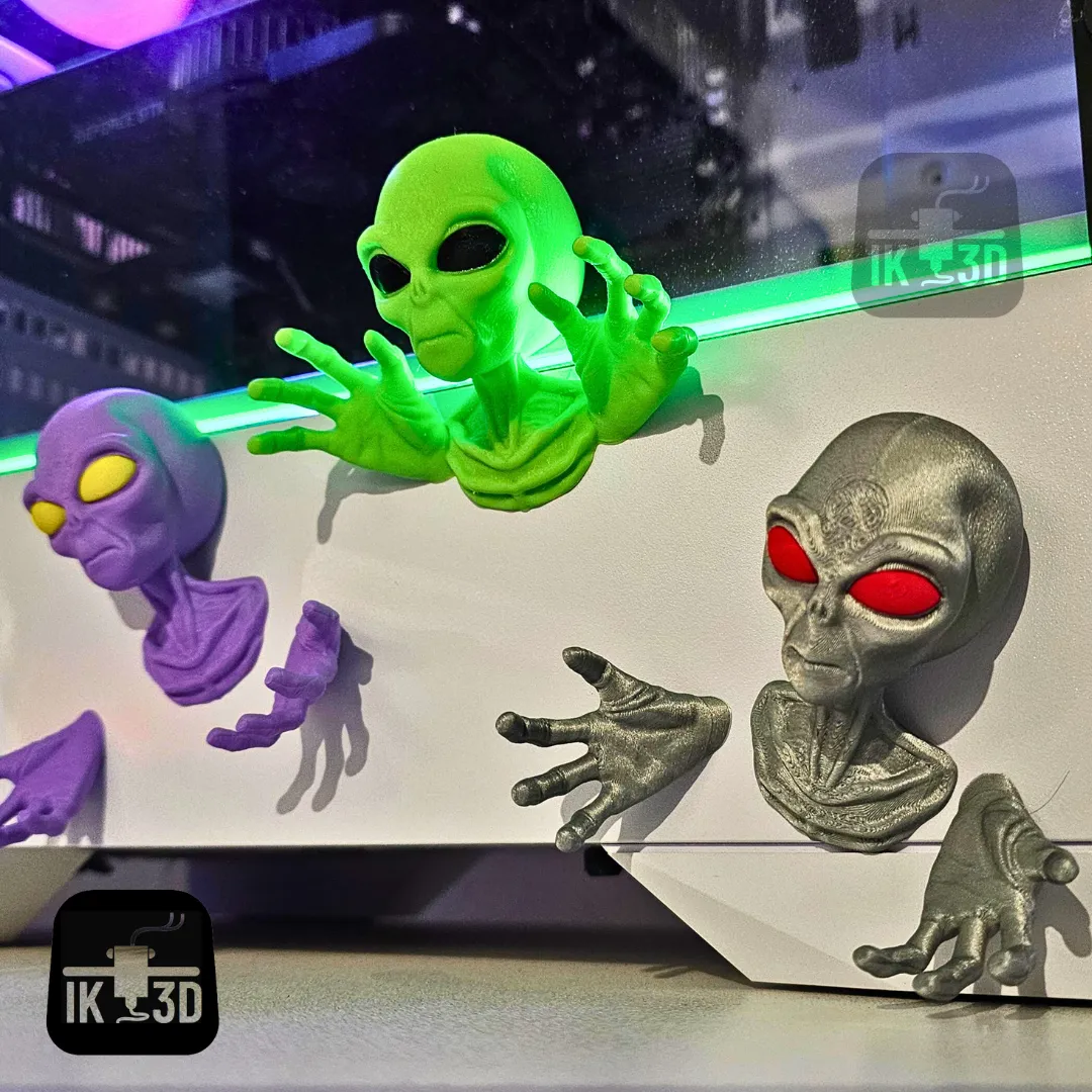 Other STL Download - ALIEN MAGNET / MULTI-PARTS/ NO SUPPORTSby IK3D