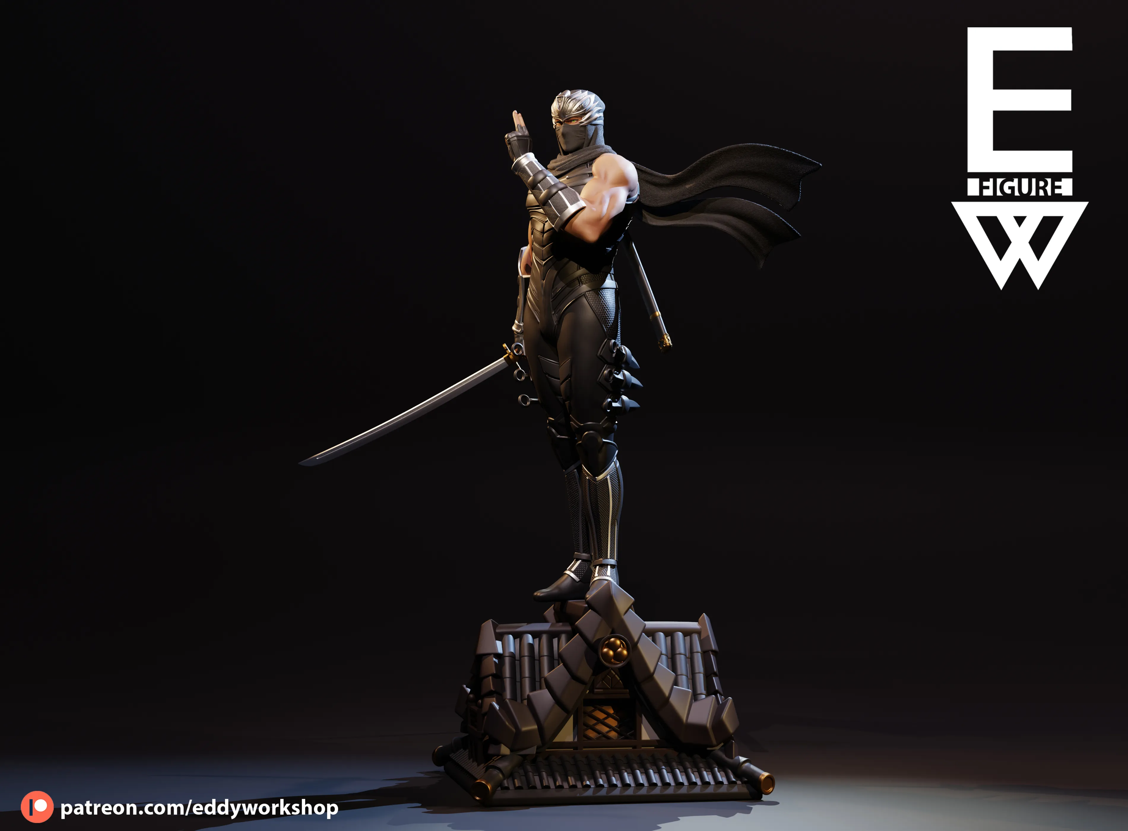 Ryu Hayabusa - 3D STL READY TO PRINT | 3D models download | Creality Cloud