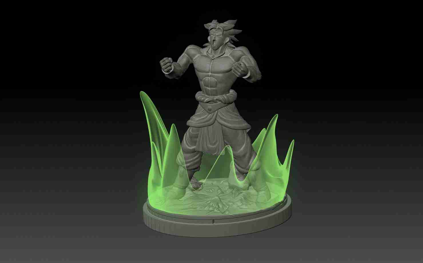Broly (Base Form) from Dragon Ball | 3D models download | Creality Cloud