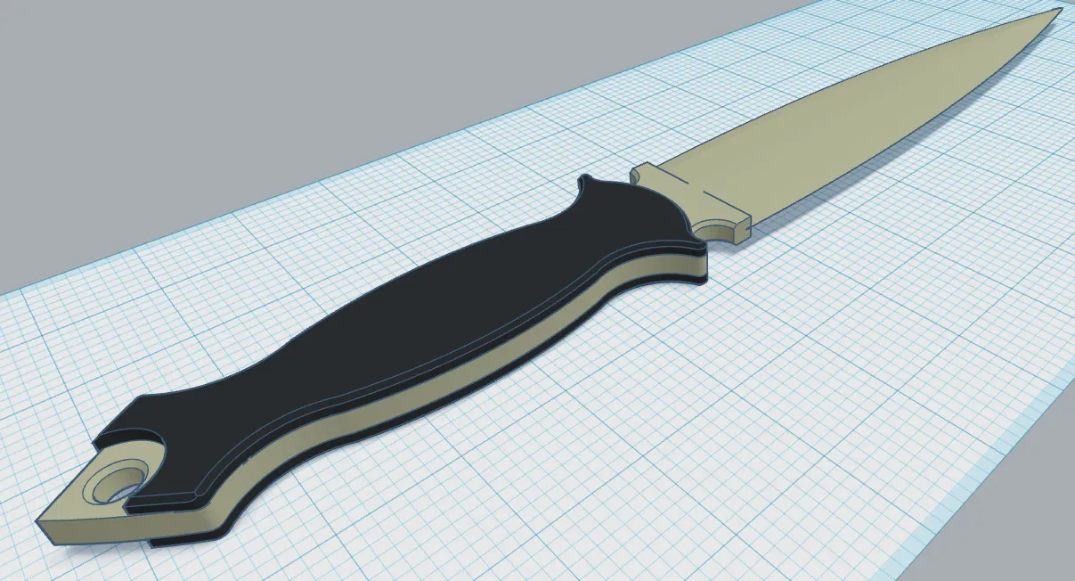 Free Miniature Games & Accessories STL Download - Dagger 3by Cyberbeast