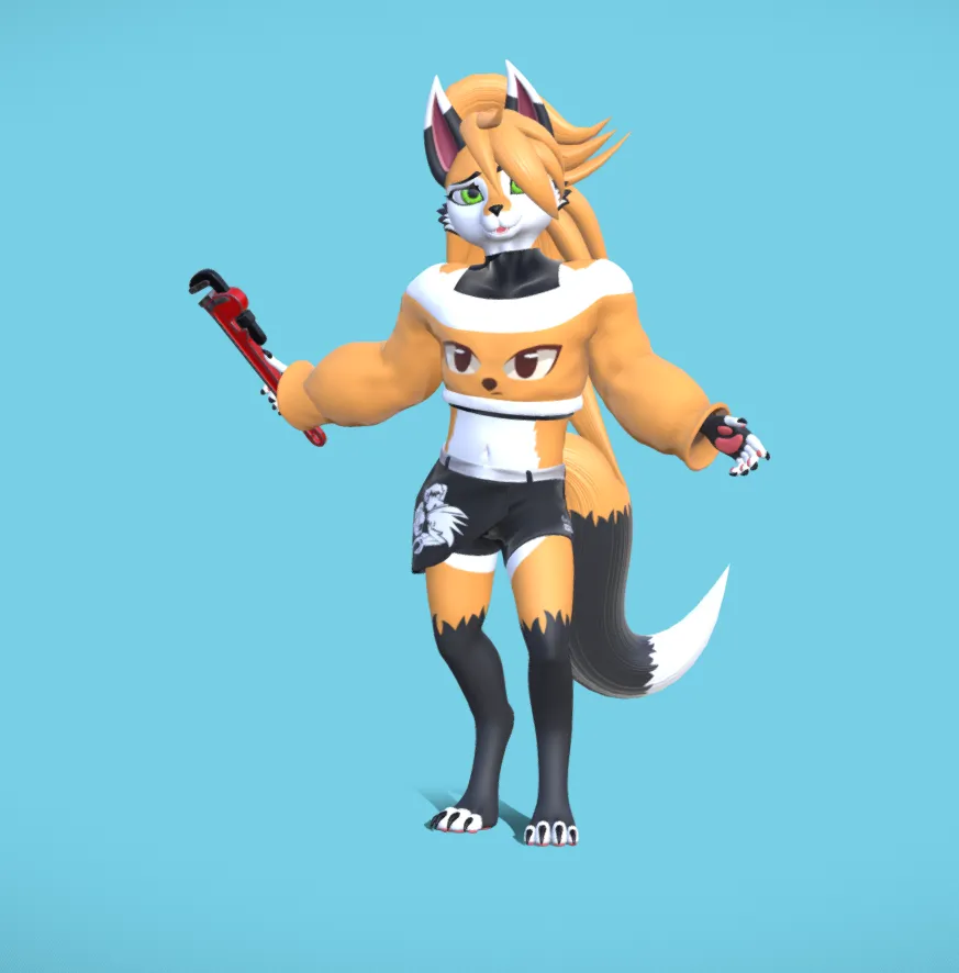 Characters & Creatures STL Download - Bonfire Foxby neagww