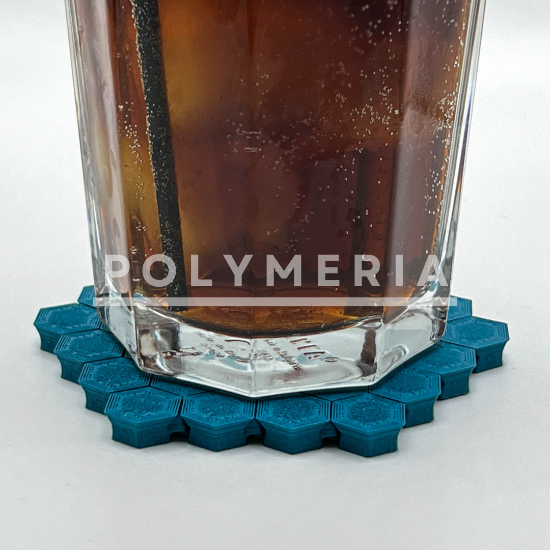 3D Fidget Fabric - Articulated Drink Coaster by Polymeria | 3D模型下载 | 创想云