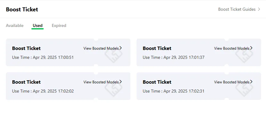 Boost tickets. I give my firts ticket to a designer of a great planter ...