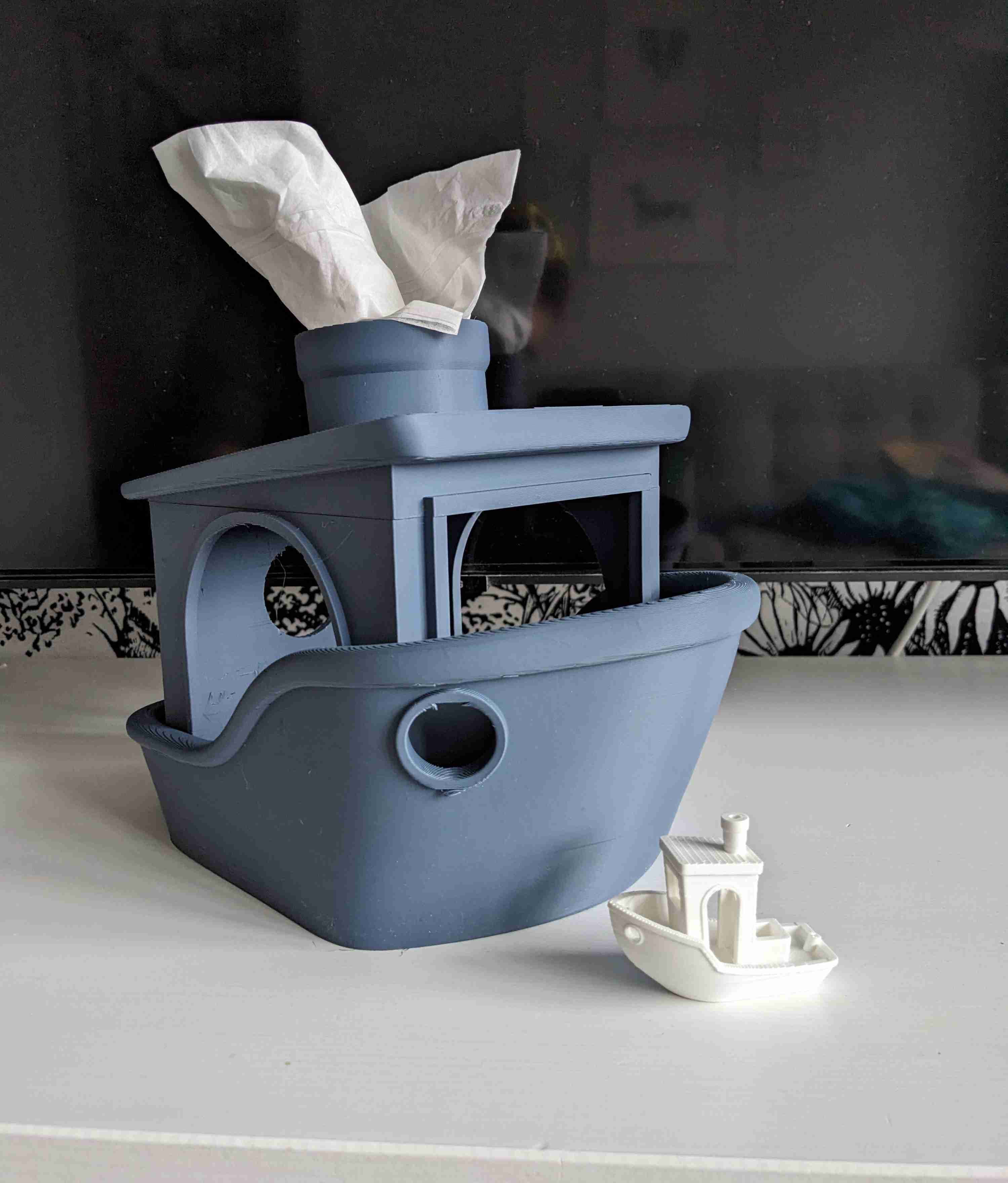 Benchy Style Tissue Box | 3D models download | Creality Cloud