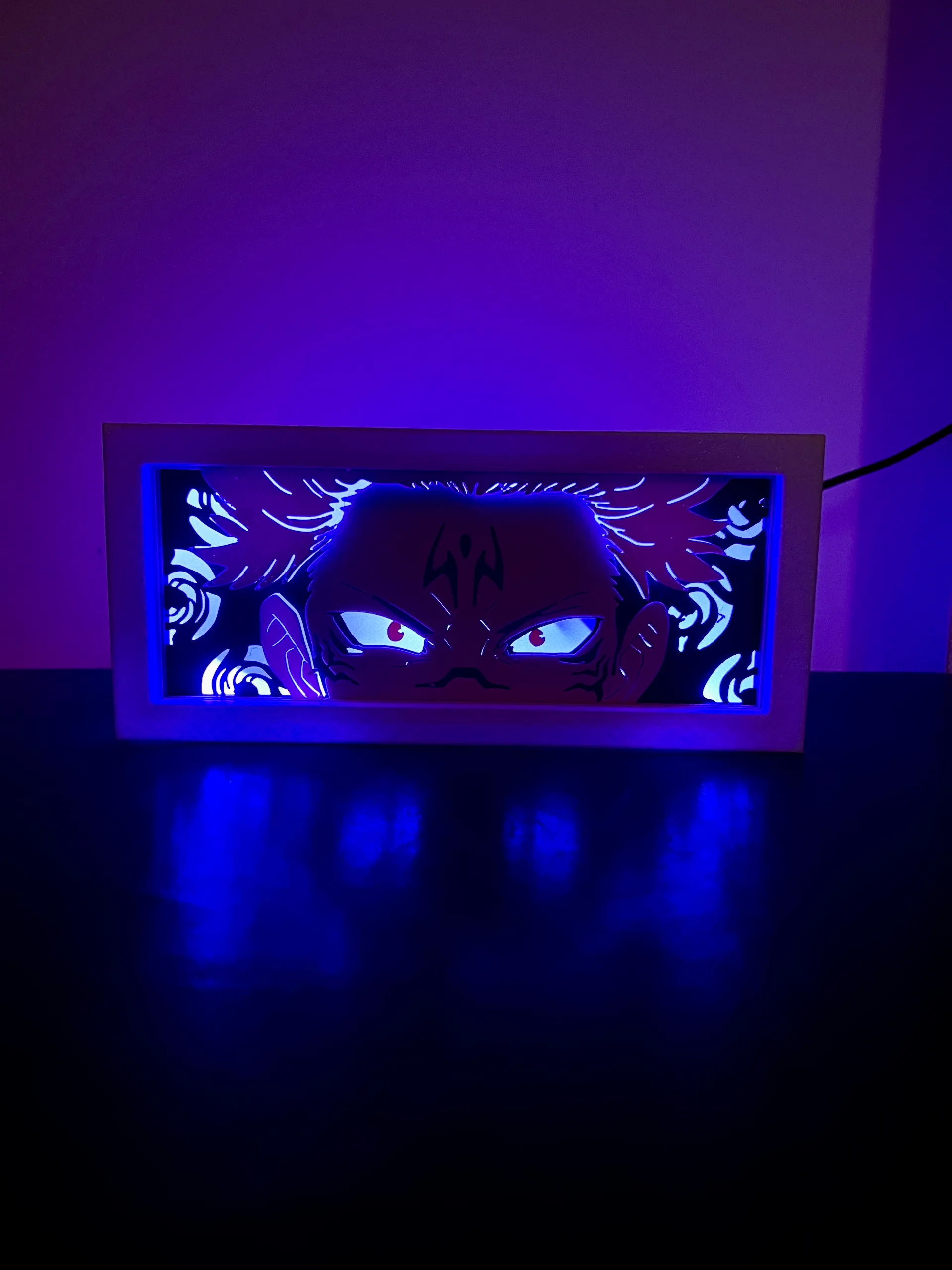 Lighting & Lamps STL Download - Jujutsu Kaisen - Sukuna LED Lightboxby ...
