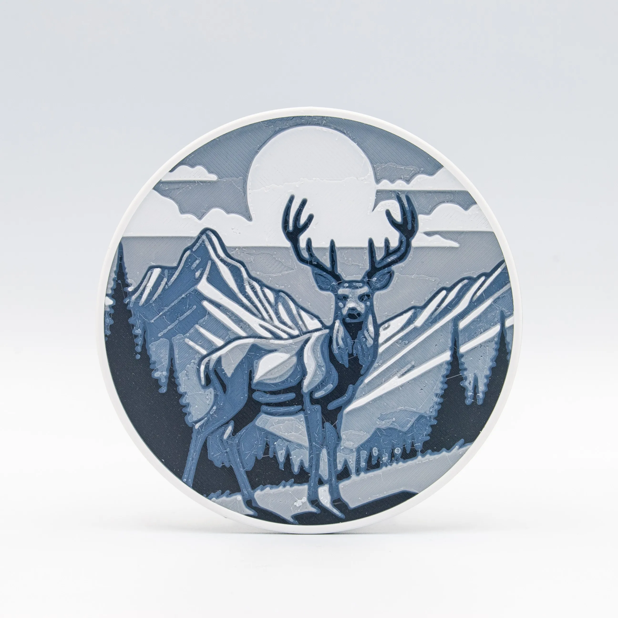 Mountain Wildlife Coasters | 3D models download | Creality Cloud