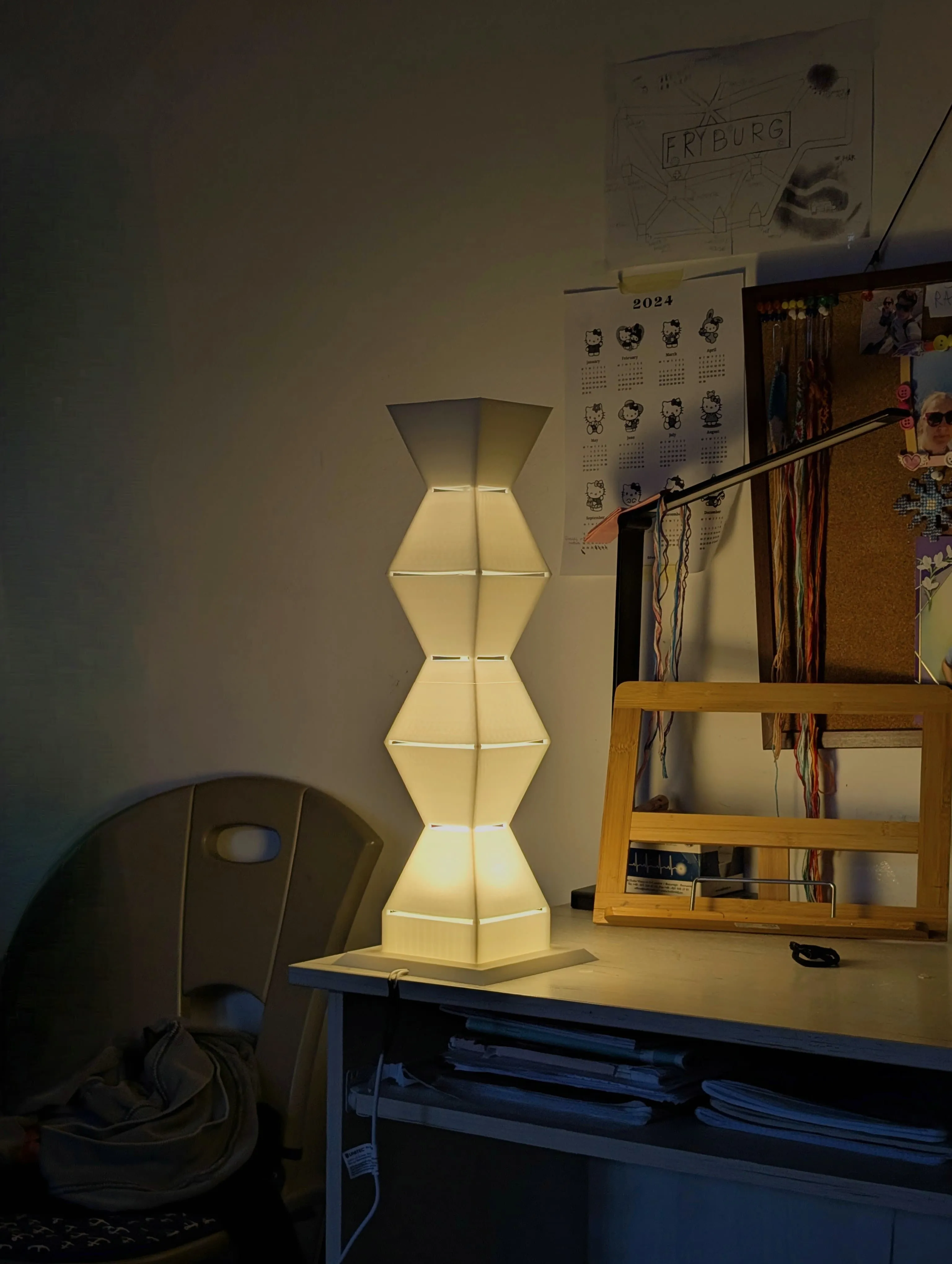 Lighting & Lamps STL Descarga - Infinity Column Lamp - Incredible Light ...