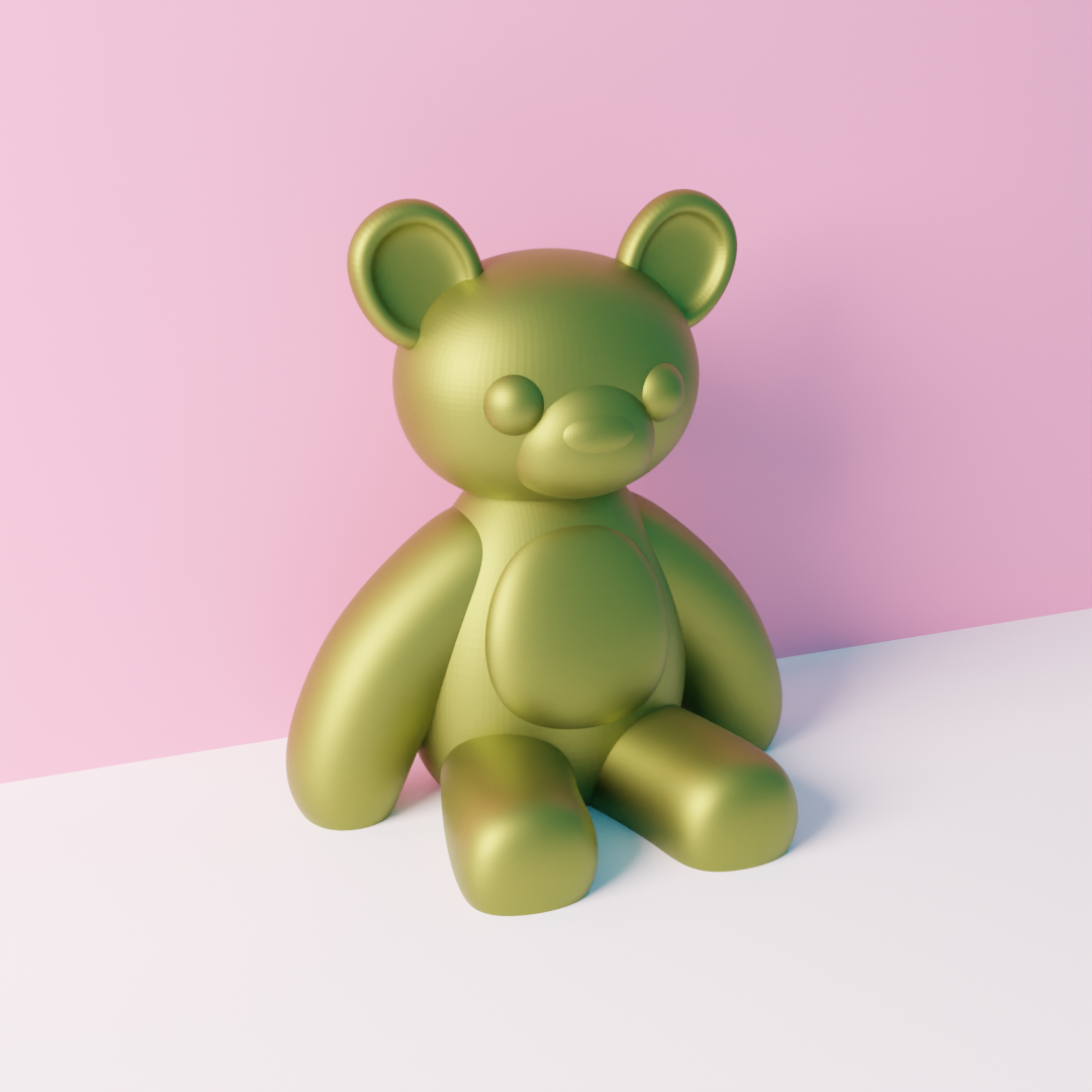 cute teddy bear | 3D models download | Creality Cloud