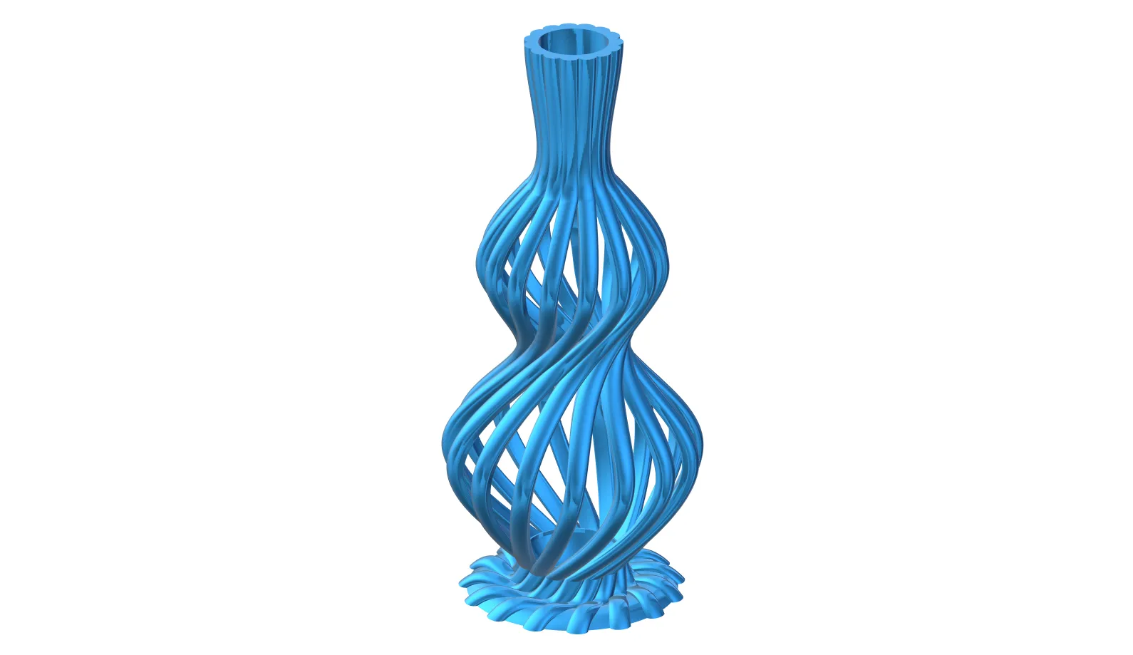 Home Decorations & Ornaments STL Download - Twisted Strip Vaseby 3dhoome