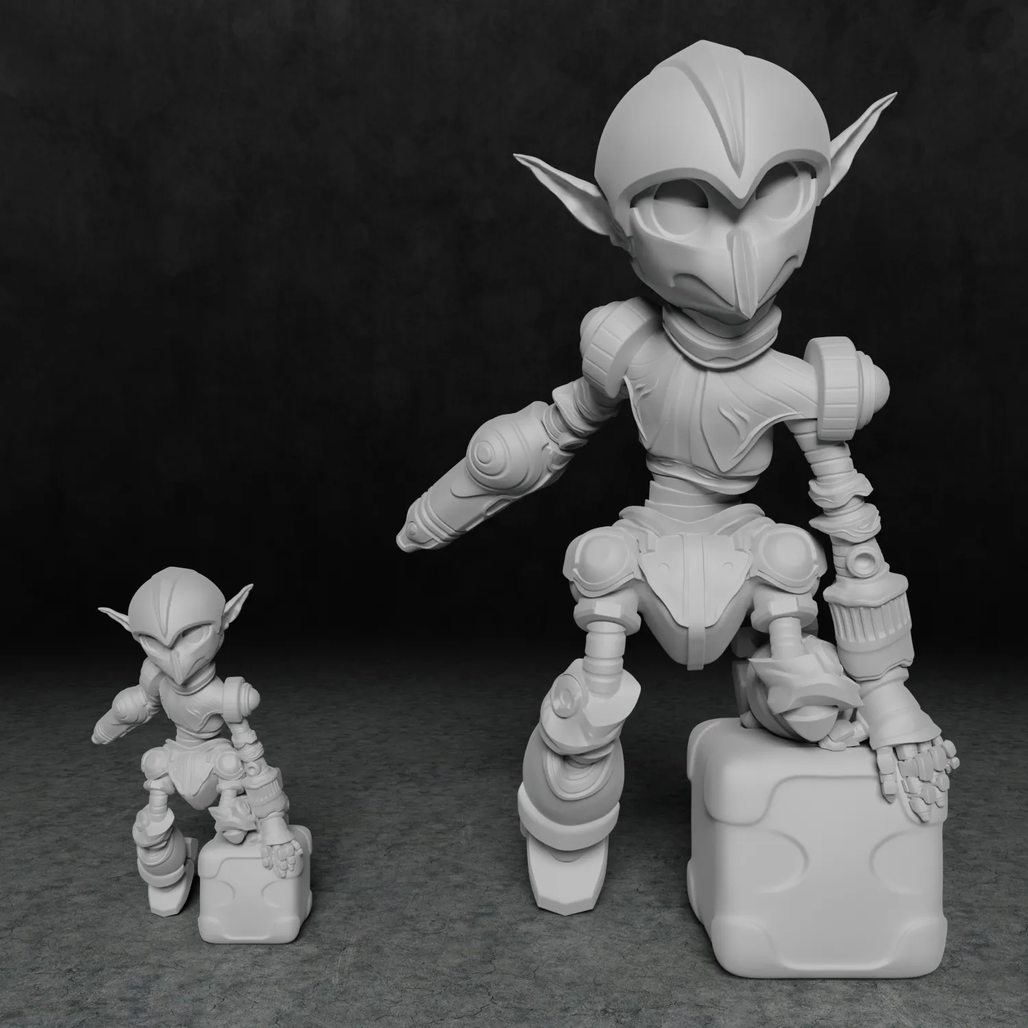 3D Printer Files | 3MF File | Elf robot | Creality Cloud