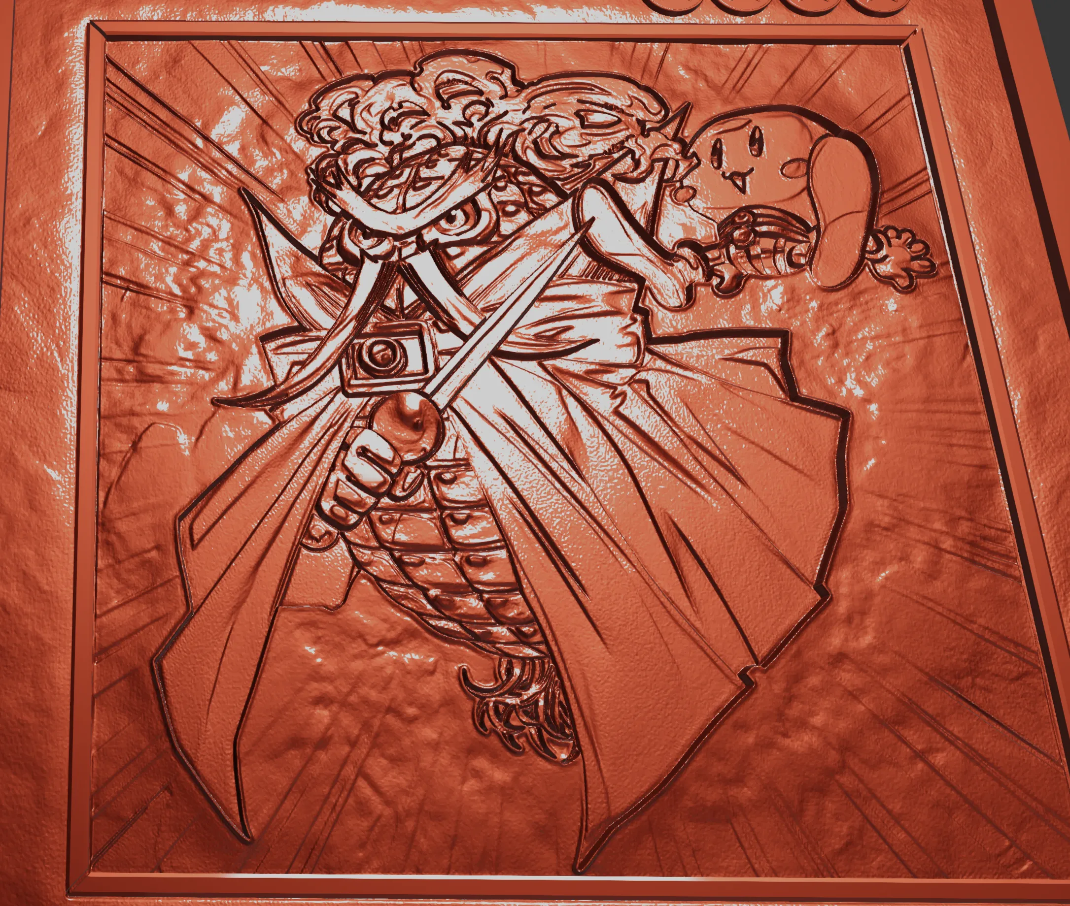 Free Other STL Download - Papa-Corn - yu-gi-oh!by Wsonuchiha3D