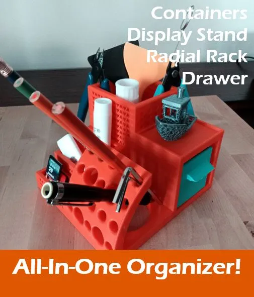 3D Printer Files | 3MF File | Desk Organizer | Creality Cloud