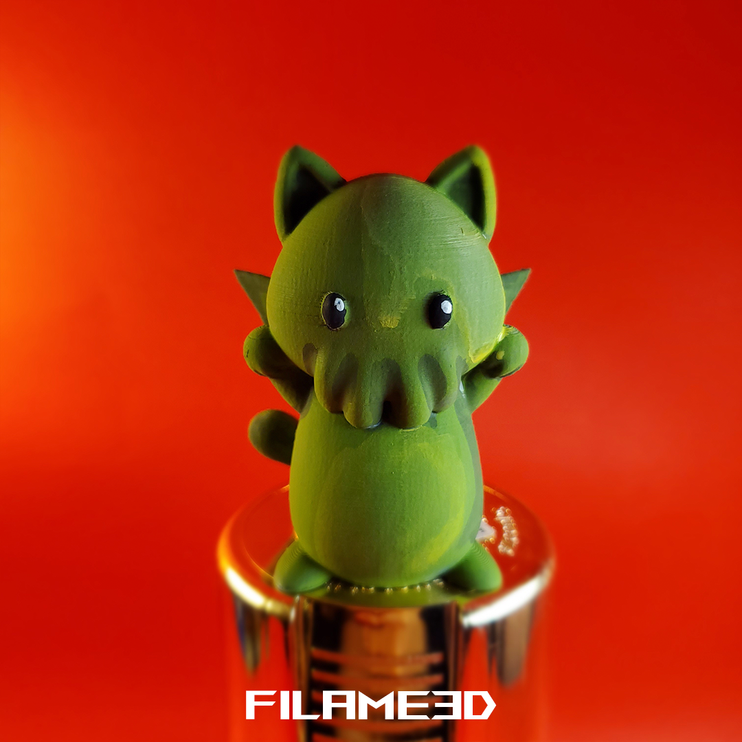 CTHULHU CAT KITTEN/ PRINT IN PLACE /EASY PRINT | 3D models download ...