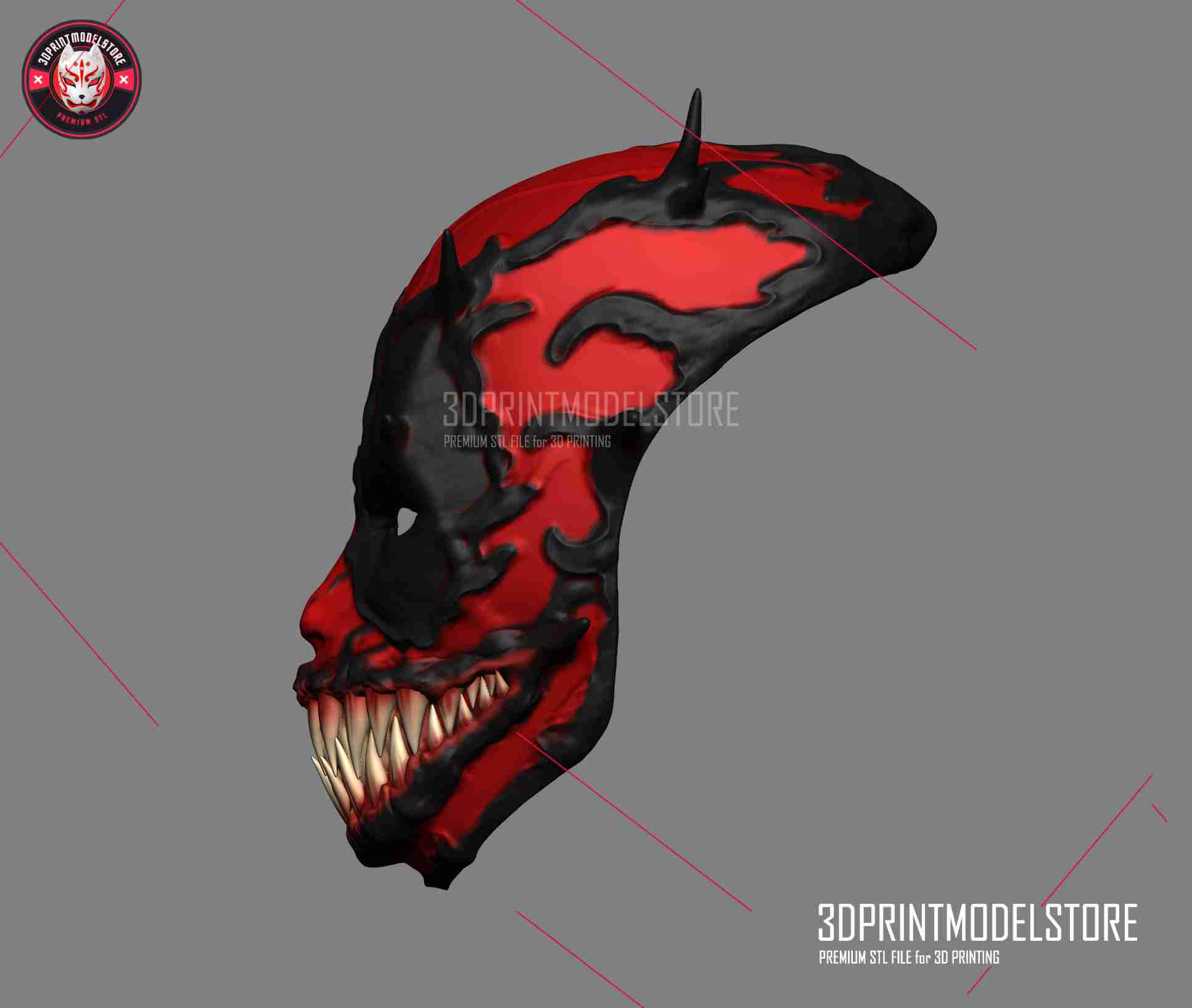 Deadpool Venom Mask Marvel Cosplay Halloween Costume | 3D models ...