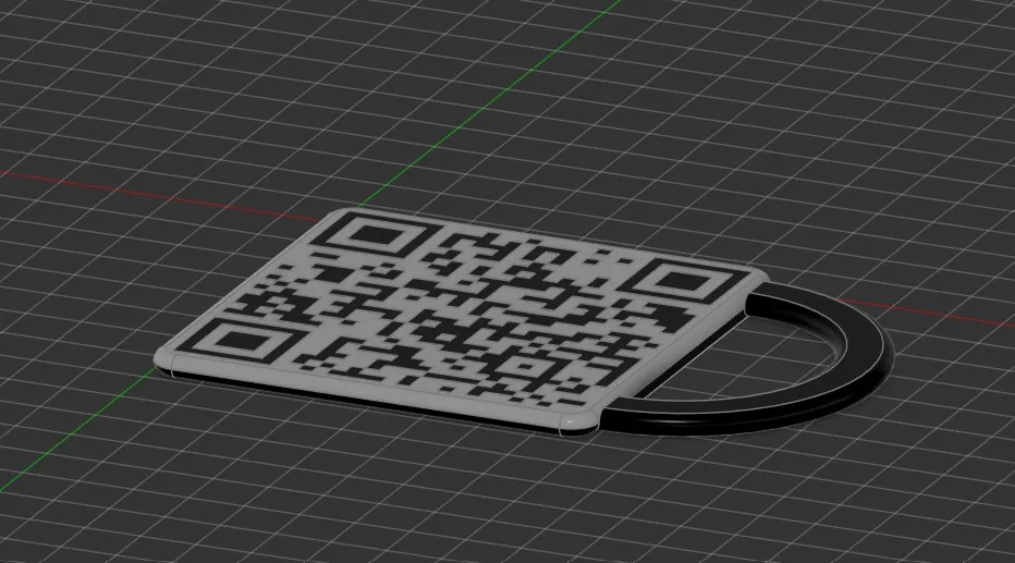 QR keychain | 3D models download | Creality Cloud
