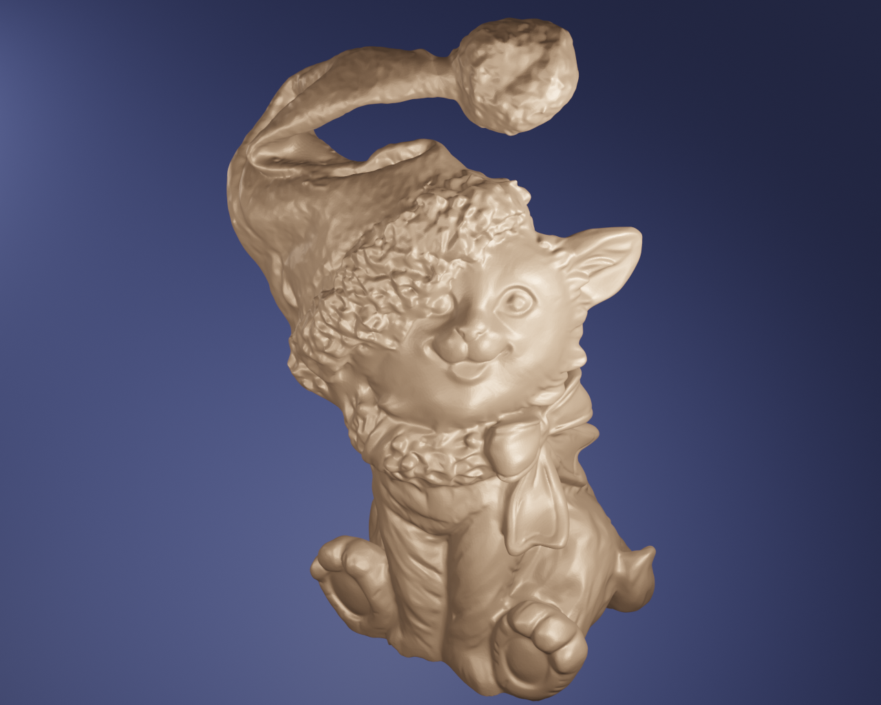 Christmas Cat | 3D models download | Creality Cloud