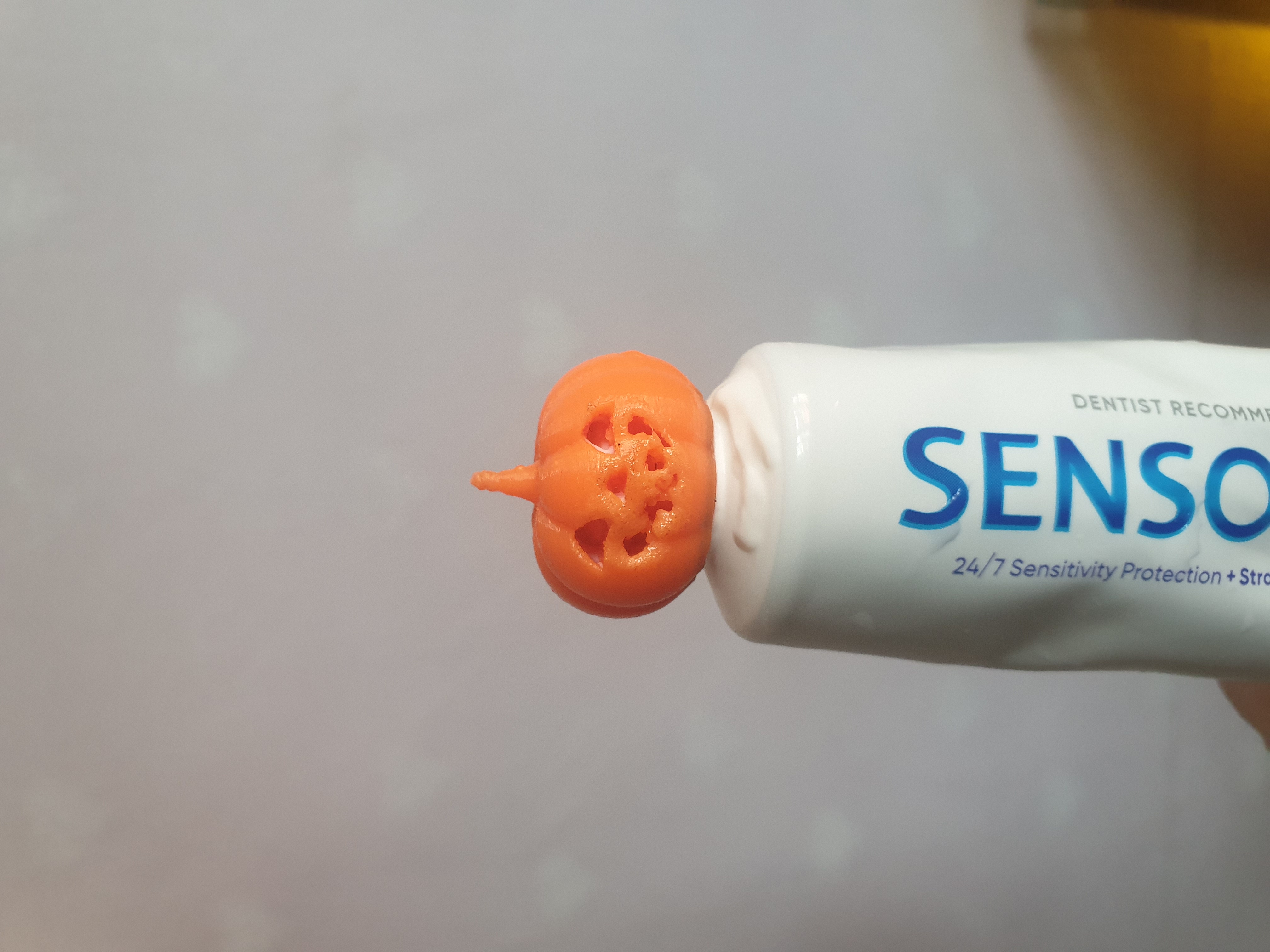 Halloween Pumpkin Toothpaste Topper | 3D models download | Creality Cloud