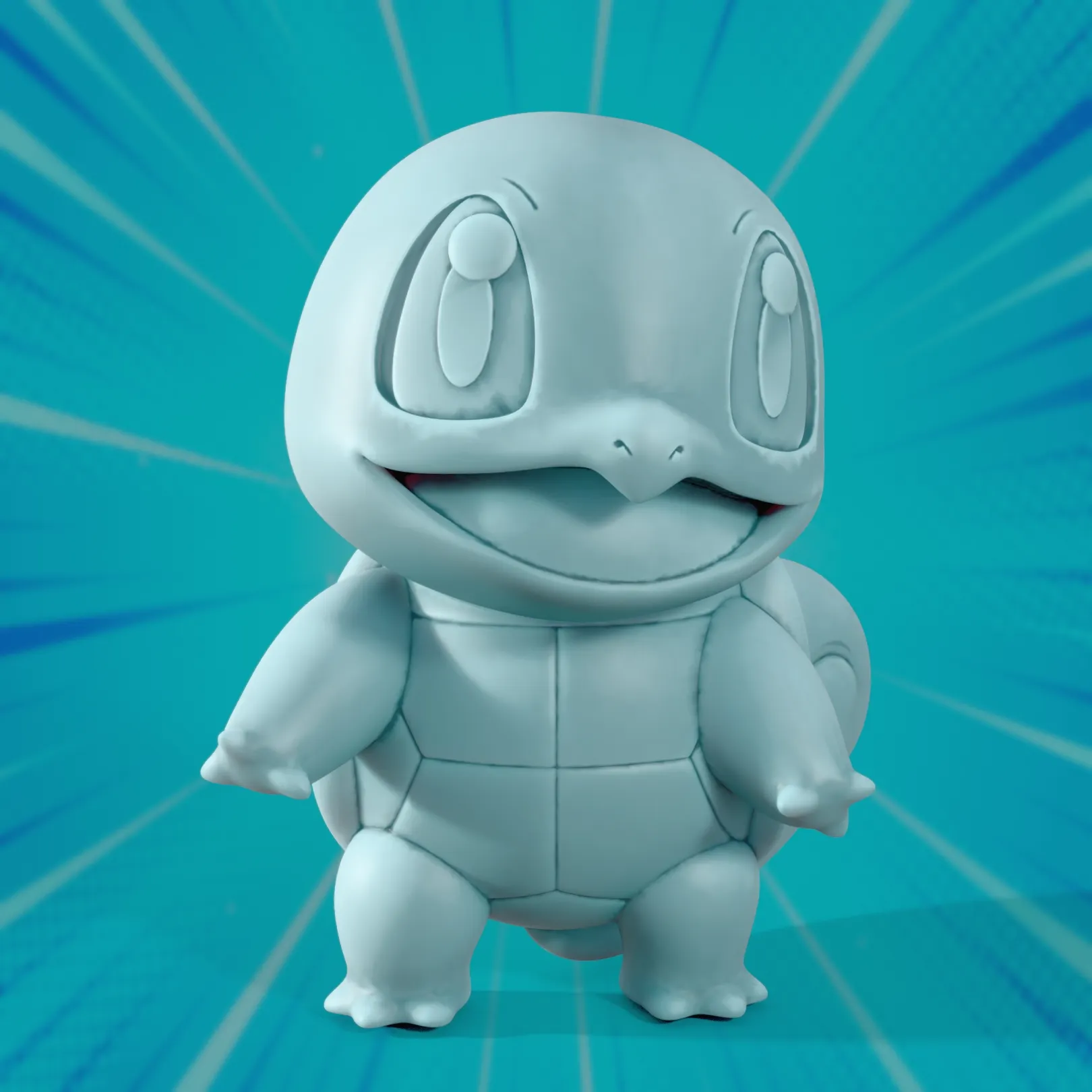 3D Printer Files | 3MF File | Squirtle Pokemon Fan Art - Multi-Part ...