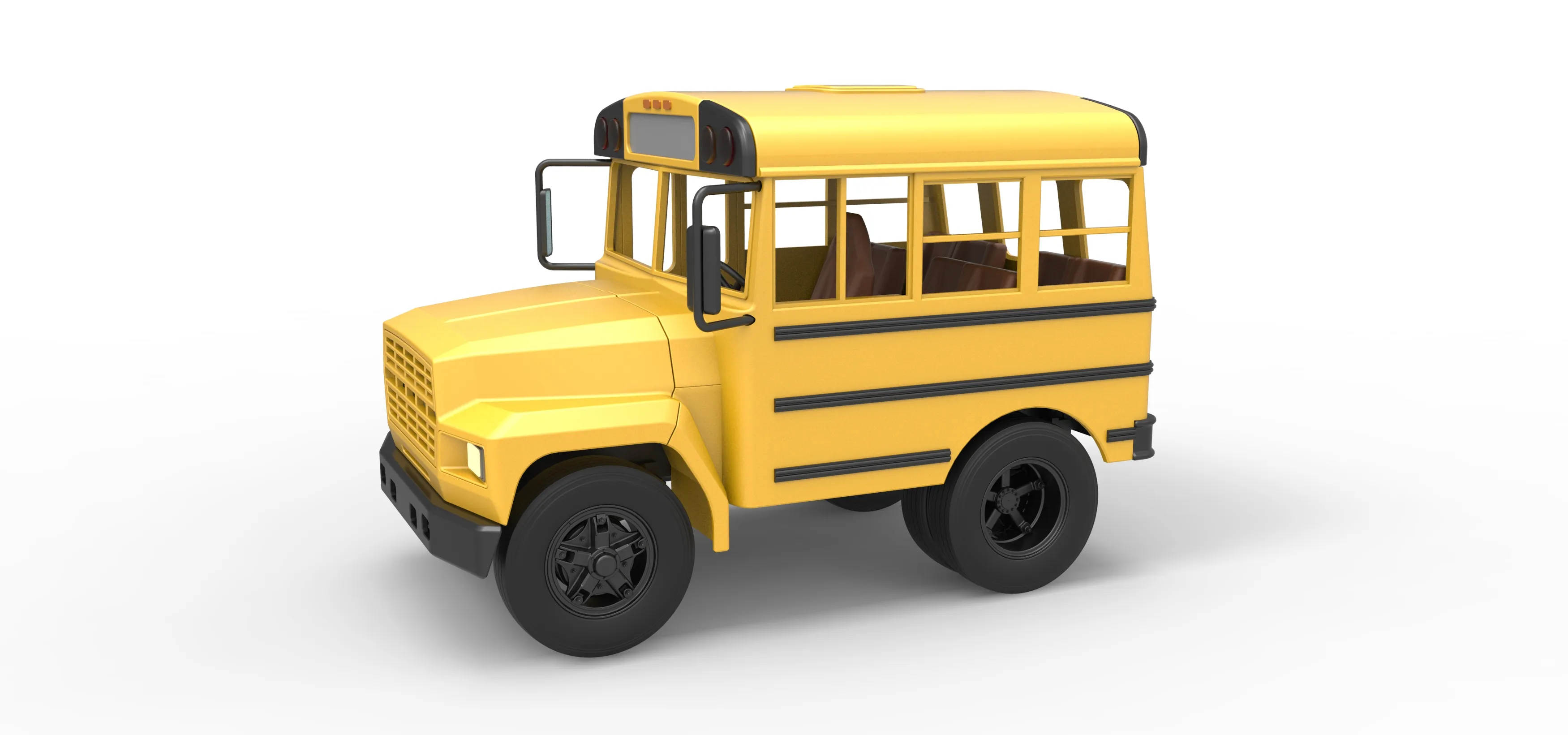Other STL Download - Fun short School bus Scale 1:25by 3DTechDesign
