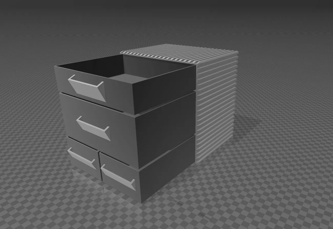 storage drawers | 3D models download | Creality Cloud