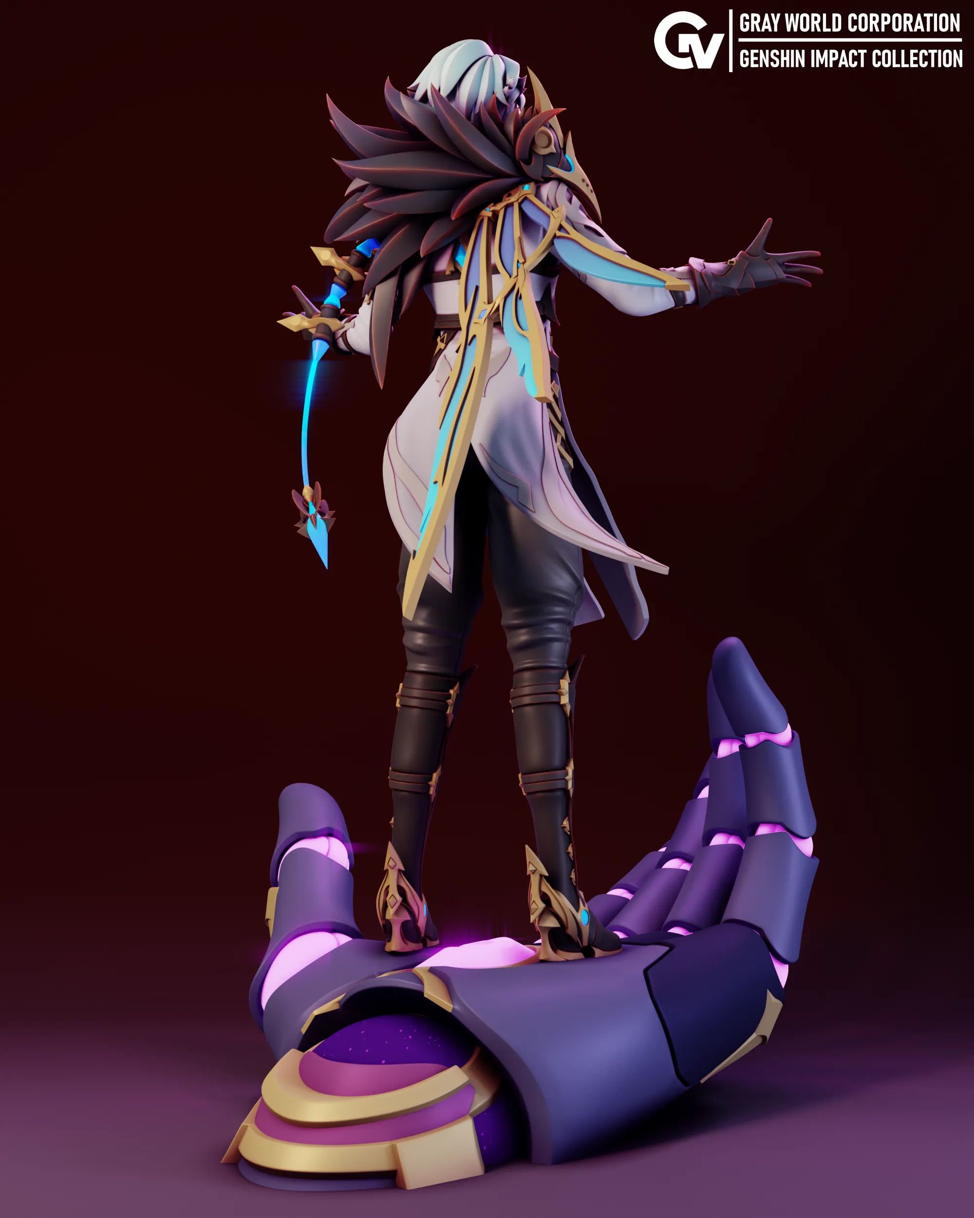 Characters & Creatures STL Download - Dottore | Genshin Impactby Gray ...