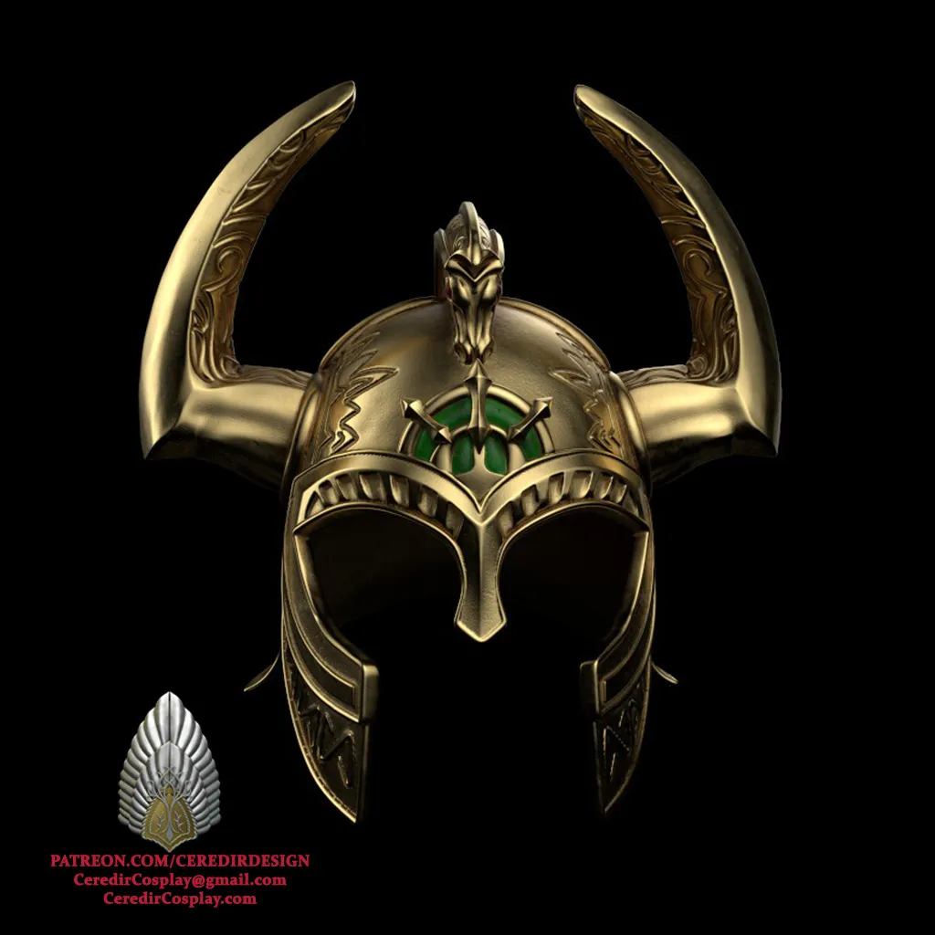 Cosplay STL Download - Helm Hammerhand Helmet lord of the rings 3D ...