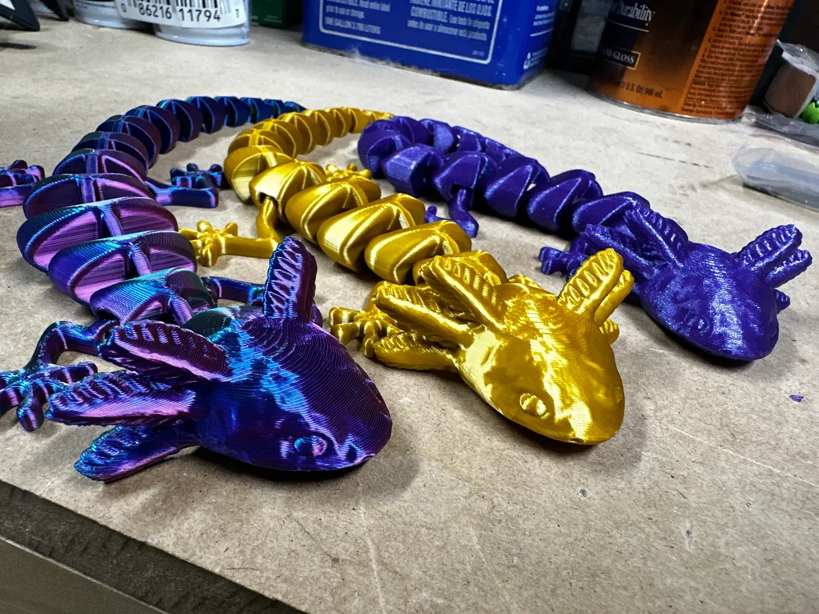 3D Printer Files | 3MF File | Articulated Axolotl | Creality Cloud