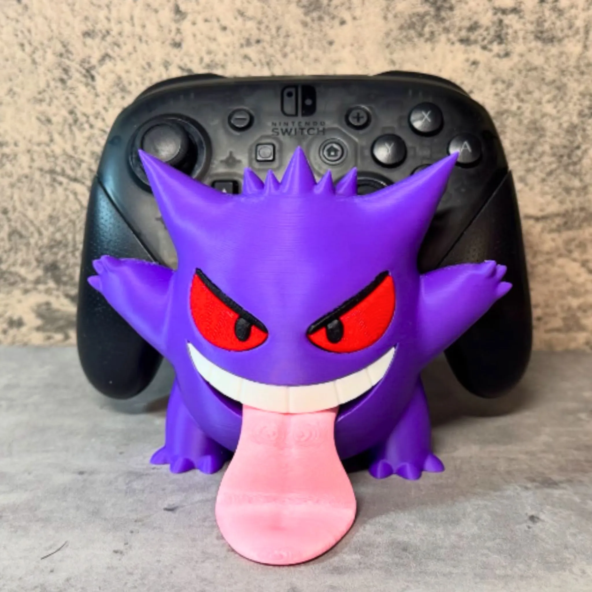 Digital Art STL Download - GENGAR HOLDER CONTROLLER - BY COLORSby Aslan3D