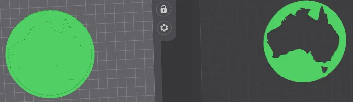 3D Printer Files | 3MF File | Australian Coaster (free) | Creality Cloud