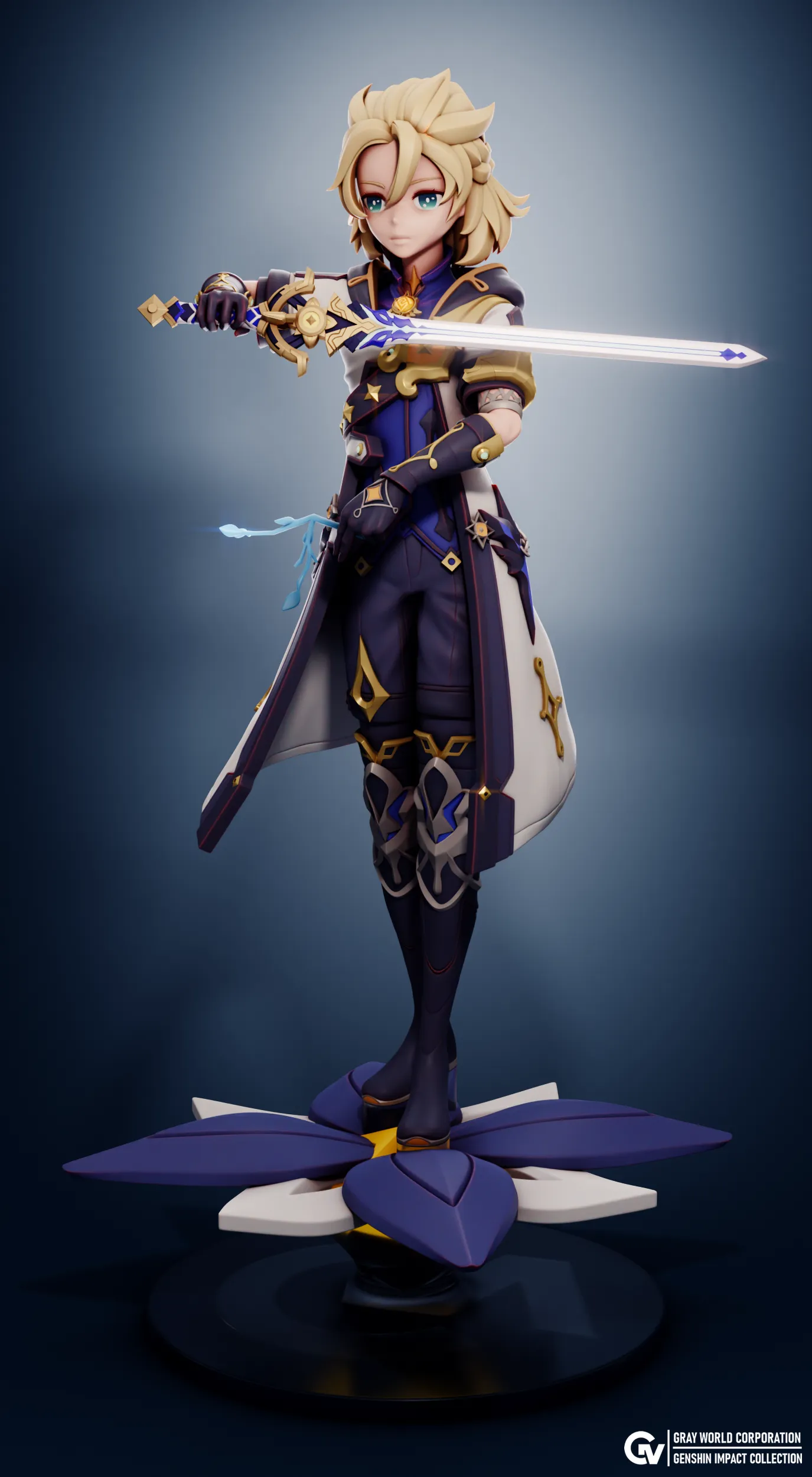 Albedo Chalk Prince 2 | Genshin Impact | 3D models download | Creality ...
